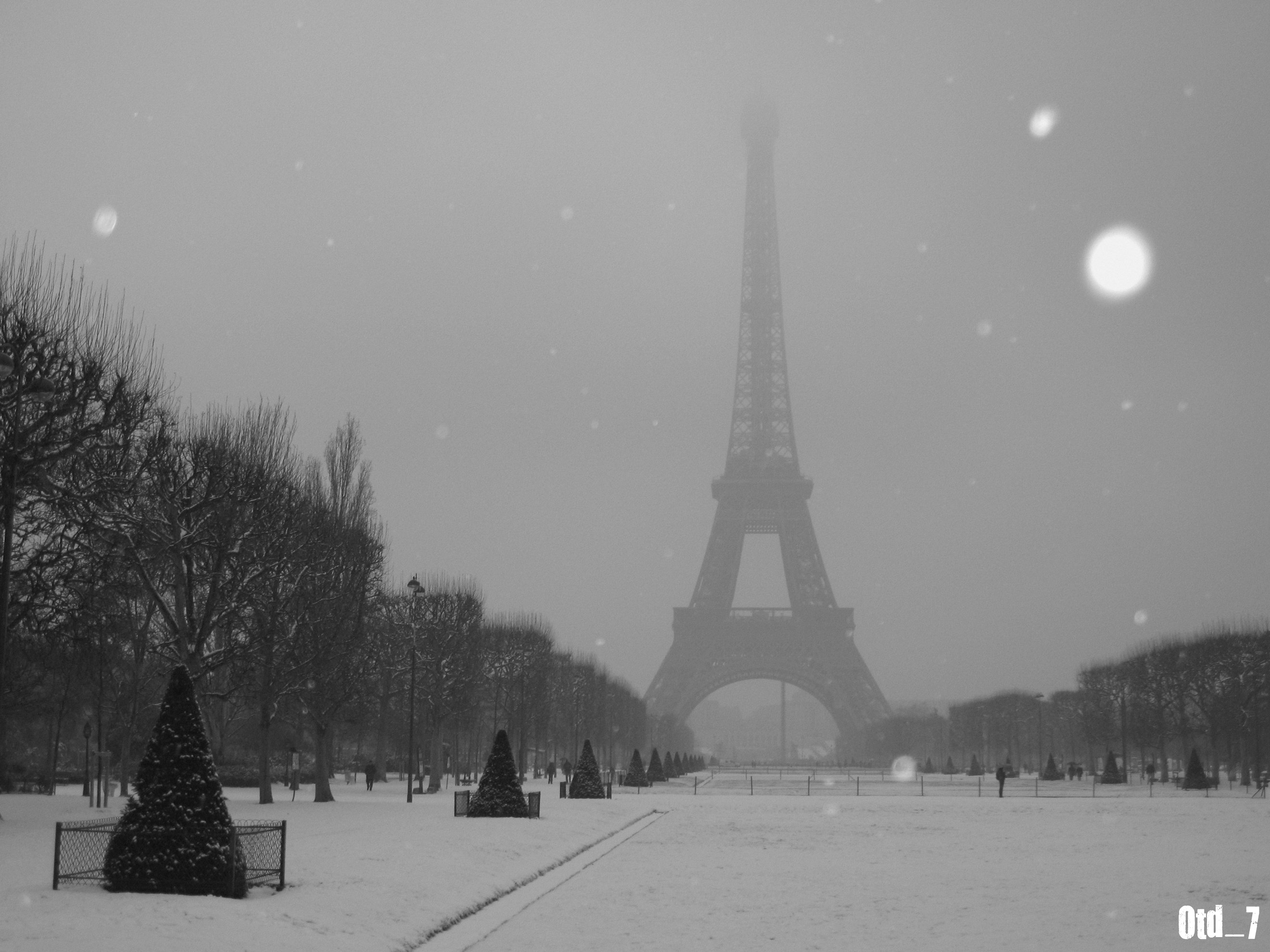 Paris Winter Desktop Wallpapers - Wallpaper Cave