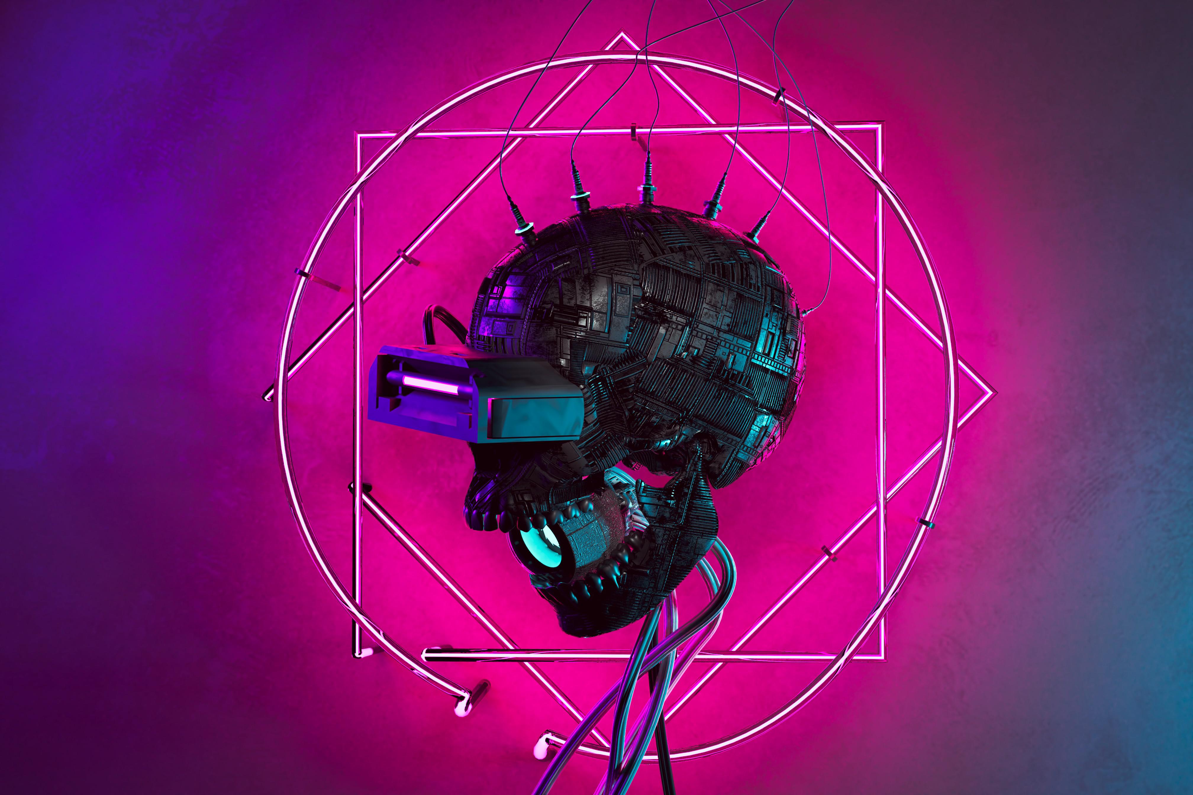 Cyberpunk Skull Wallpapers - Wallpaper Cave