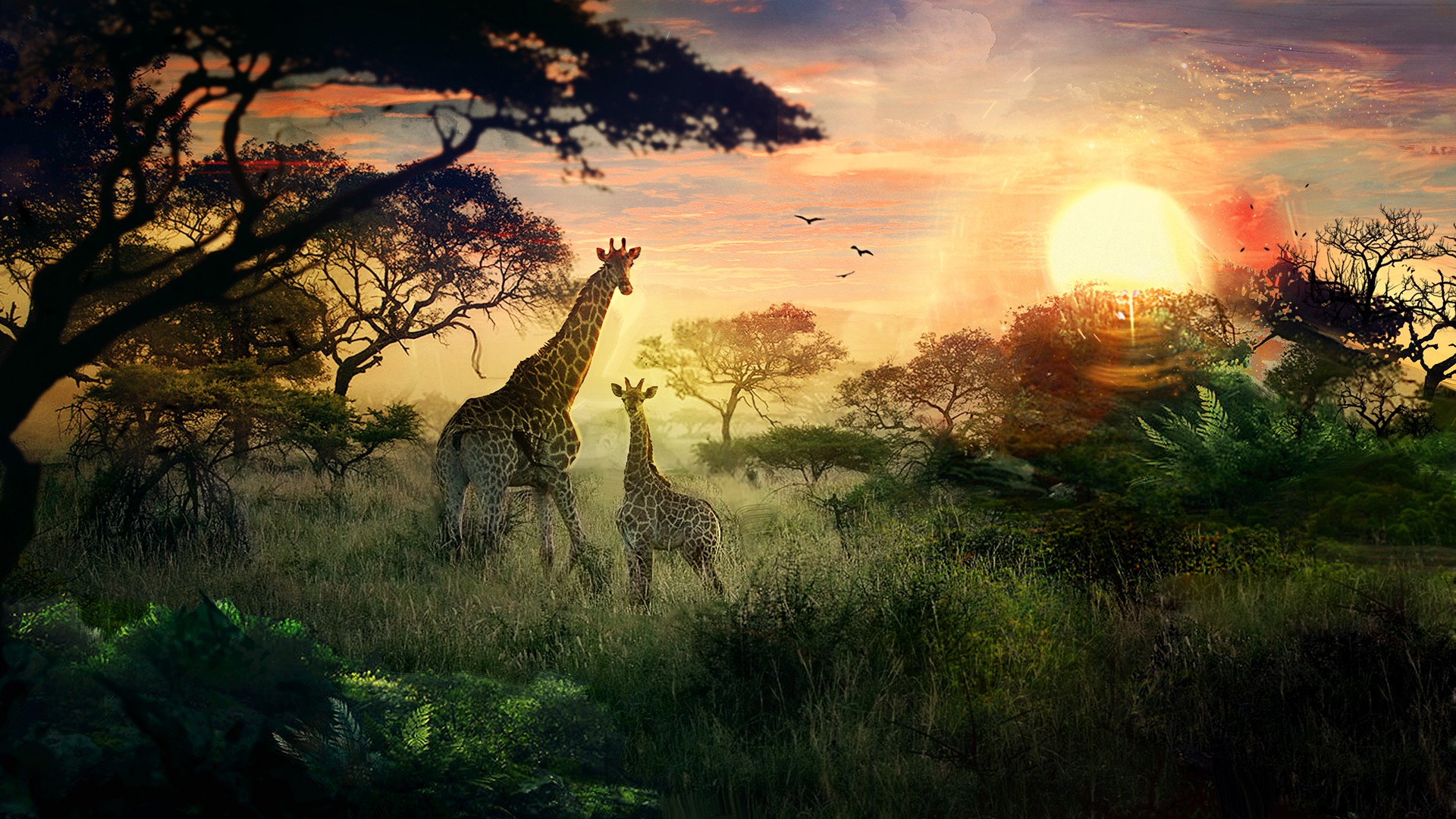 Autumn Giraffe Wallpapers - Wallpaper Cave