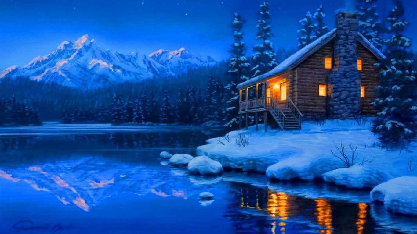 Winter Cabine Wallpapers - Wallpaper Cave