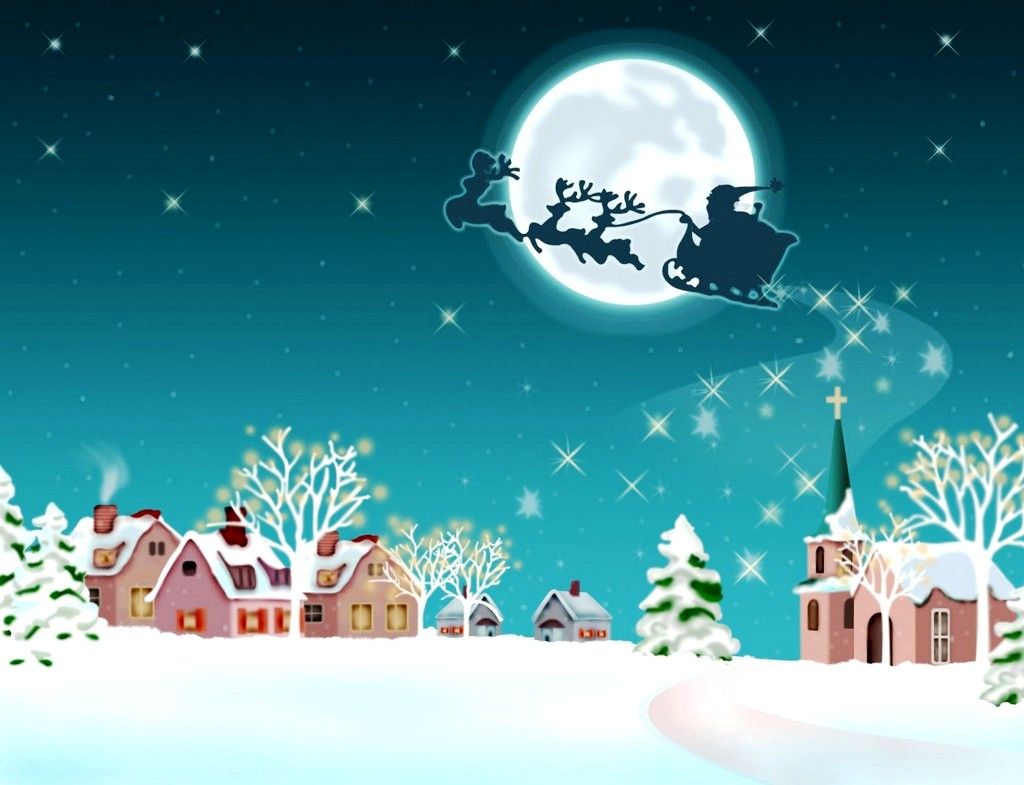 Cartoon Christmas Desktop Wallpapers - Wallpaper Cave