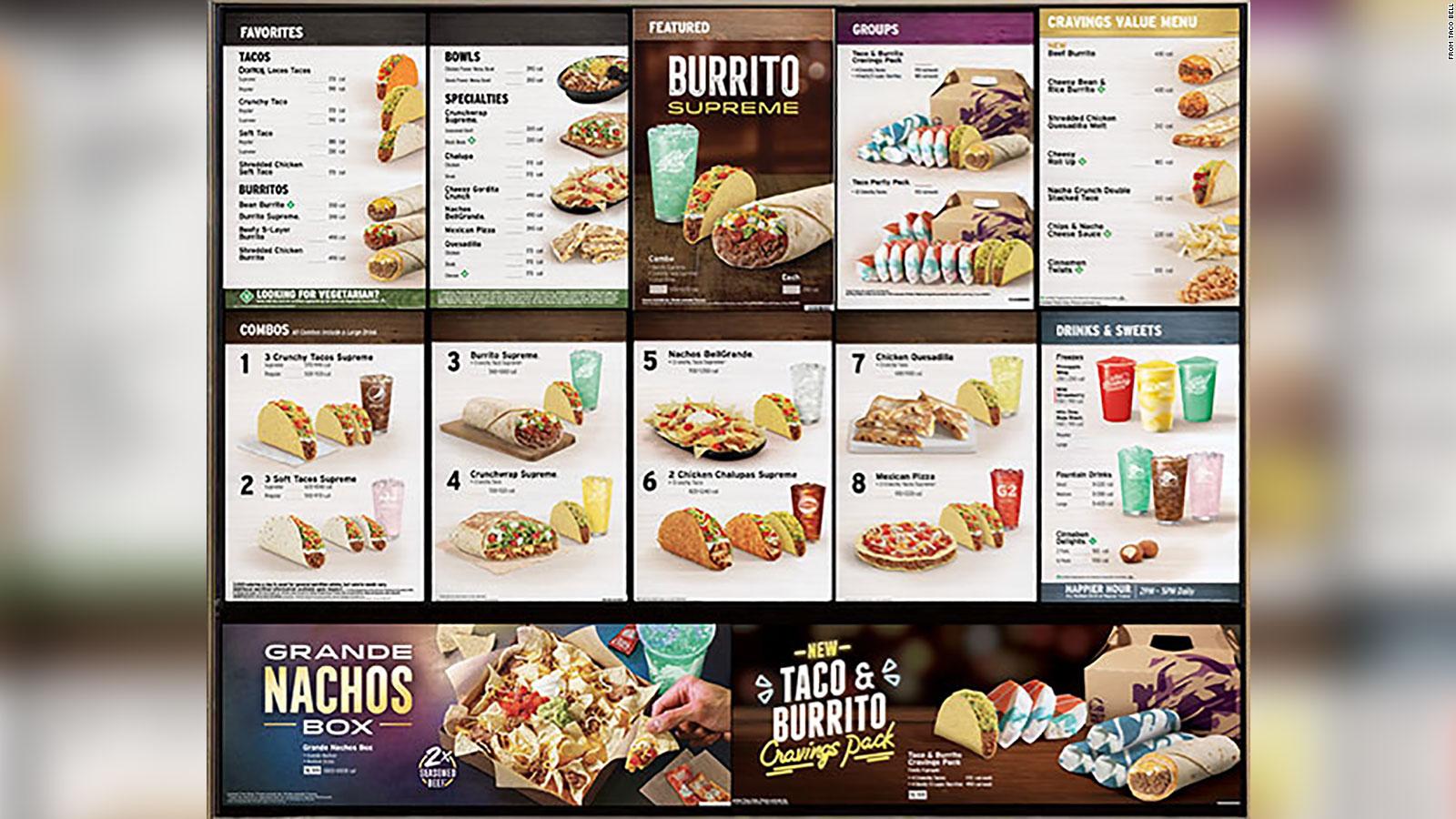 Taco Bell Menu Wallpapers - Wallpaper Cave