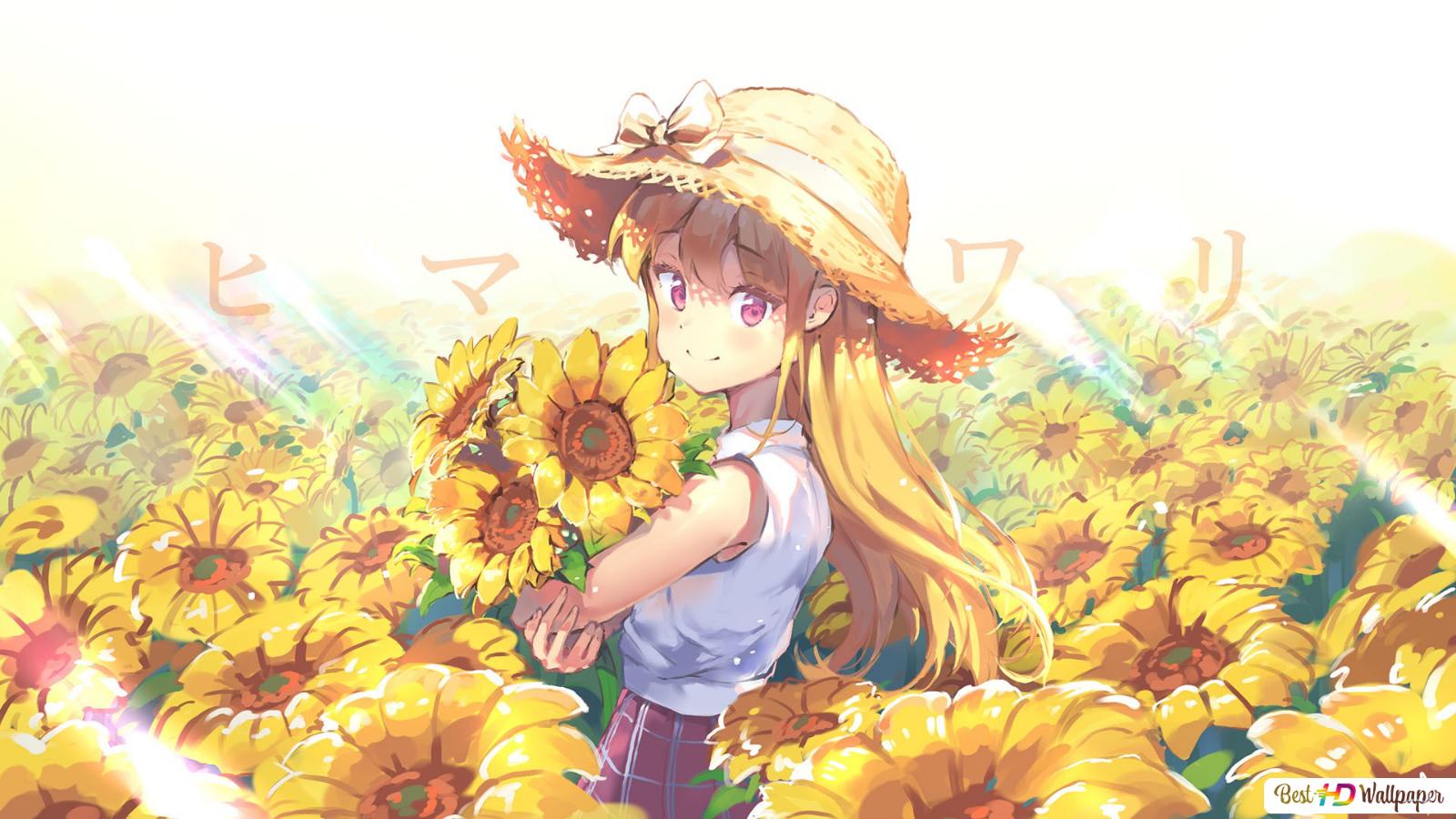 Cartoon Sunflower Wallpapers - Wallpaper Cave