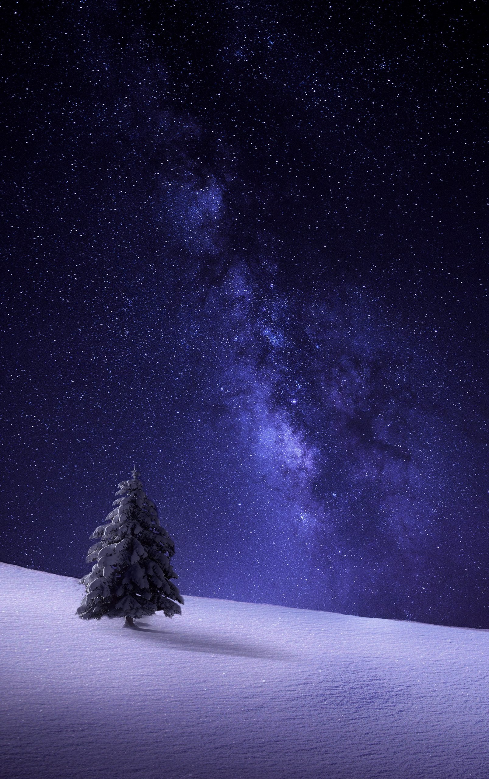 Winter Night Cartoon iPhone Wallpapers - Wallpaper Cave
