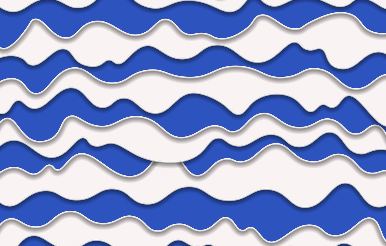Blue White Lines Pattern Wallpapers - Wallpaper Cave