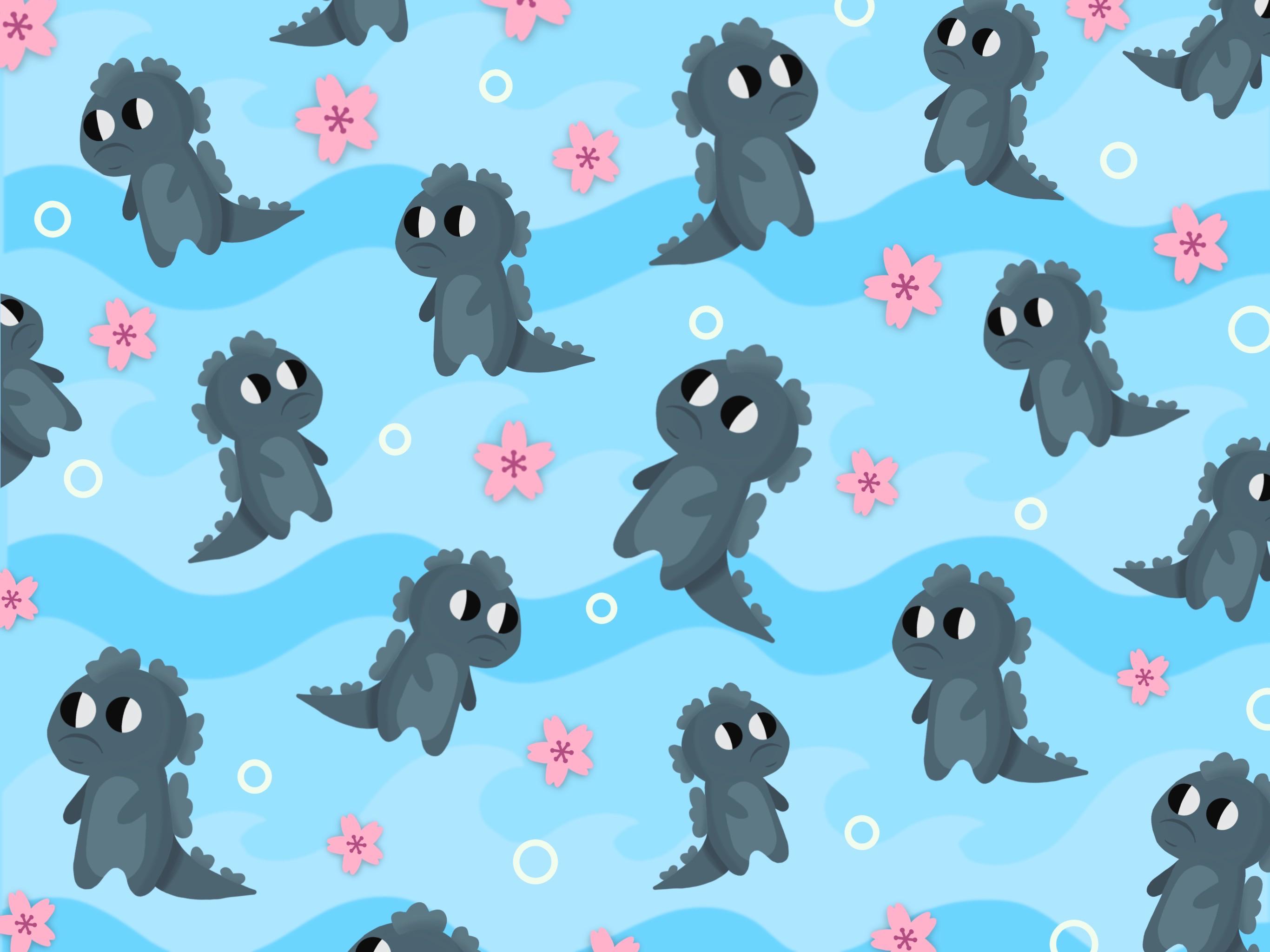 Cute Godzilla Wallpapers - Wallpaper Cave