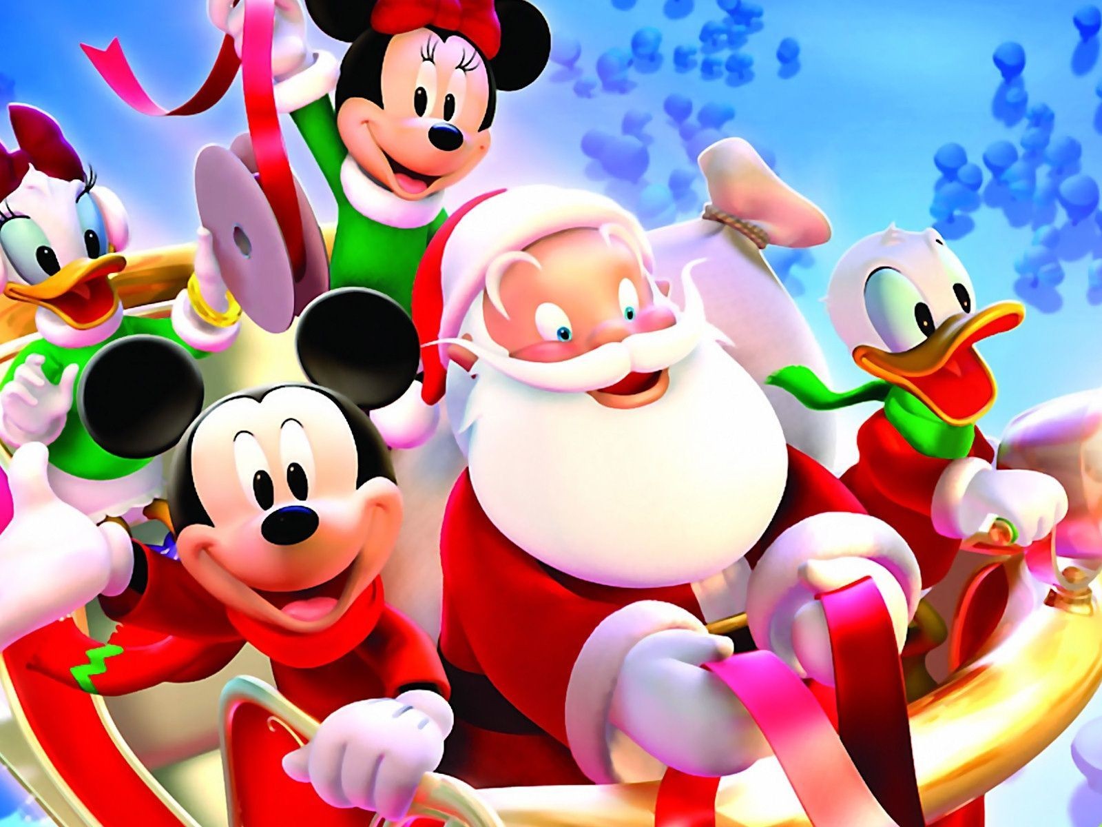 Christmas Disney Santa Wallpapers - Wallpaper Cave