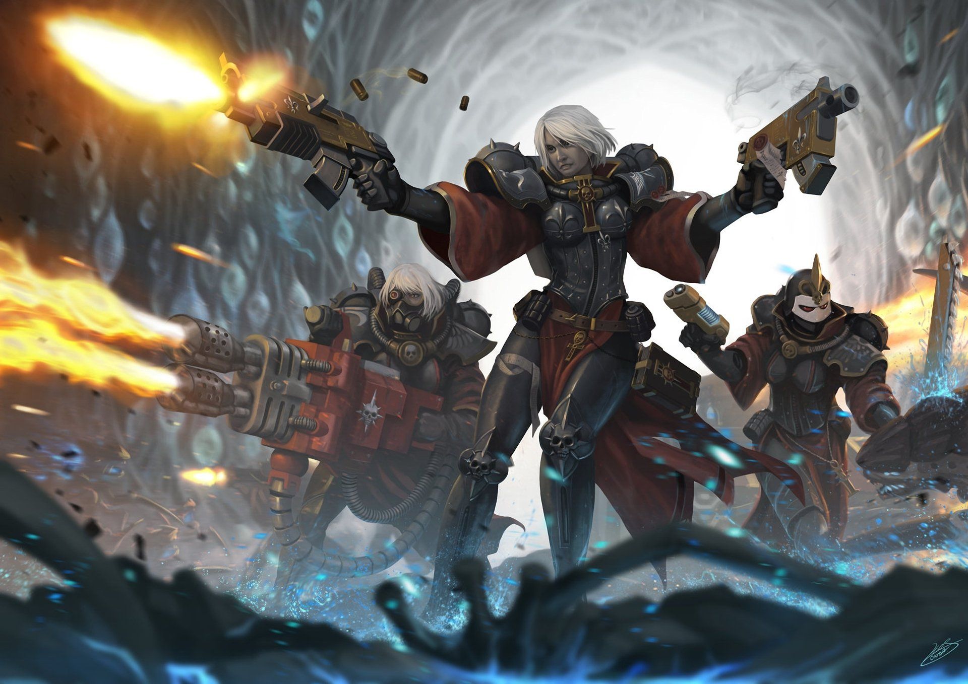 Warhammer 40k Art Sisters Of Battle Warhammer 40k Art Sisters Of Battle