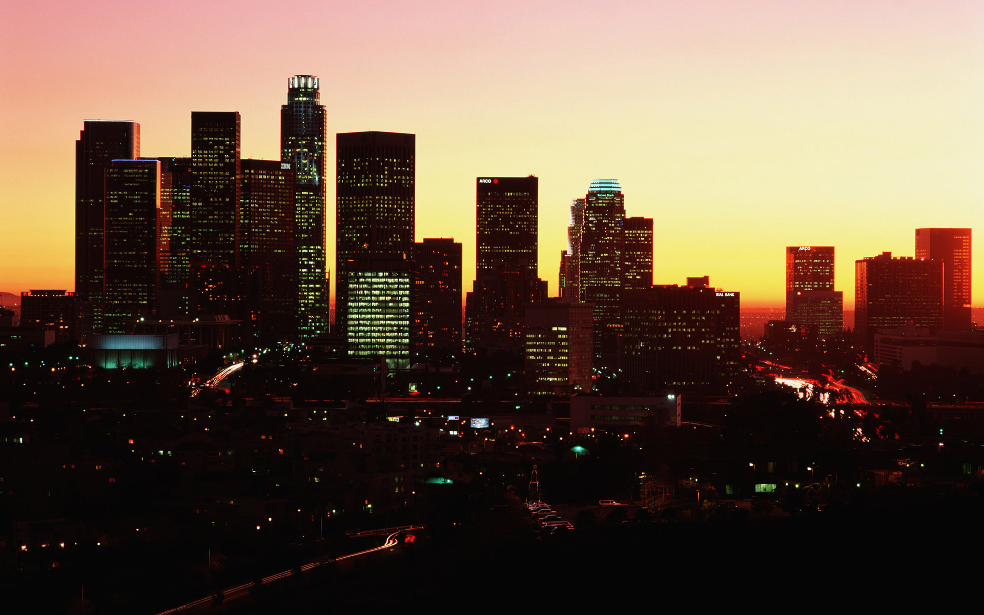 LA Skyline Wallpapers - Wallpaper Cave