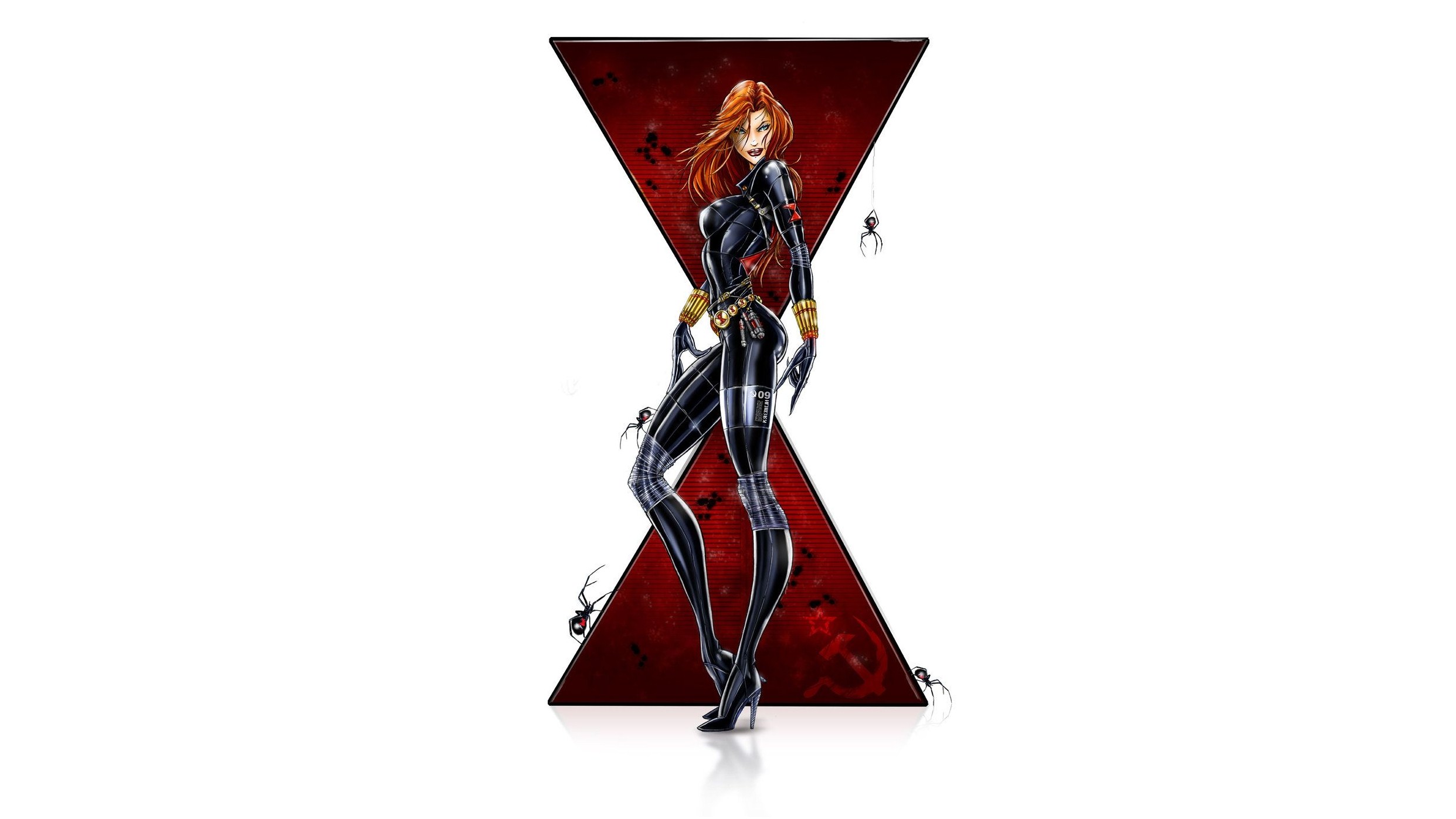 Black Widow Symbol Wallpapers - Wallpaper Cave