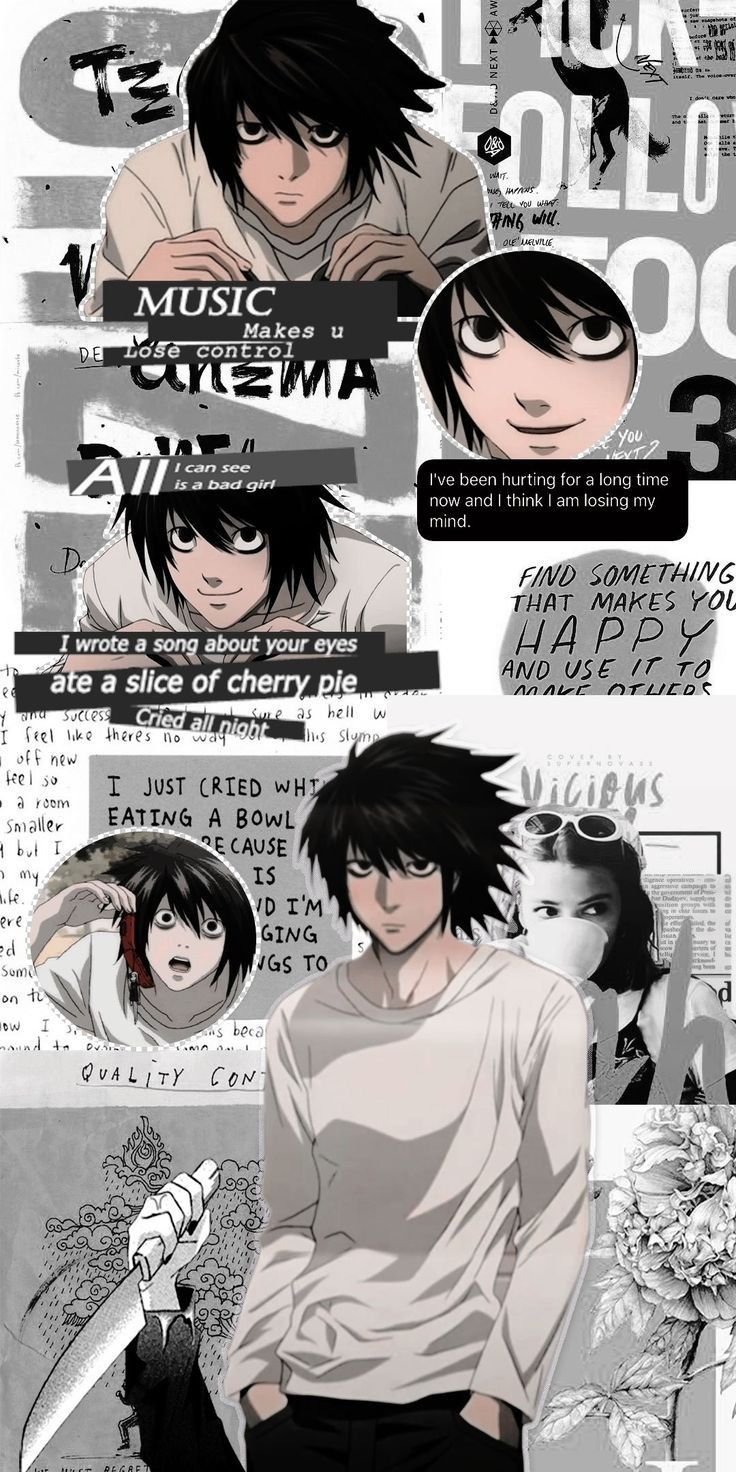 L Death Note Aesthetic Wallpapers - Wallpaper Cave