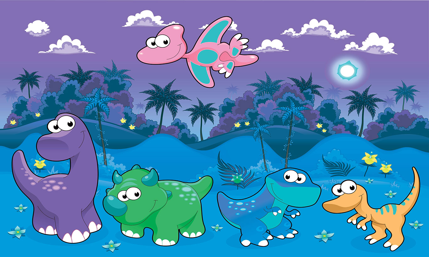Cartoon Dinosaurs Wallpapers - Wallpaper Cave