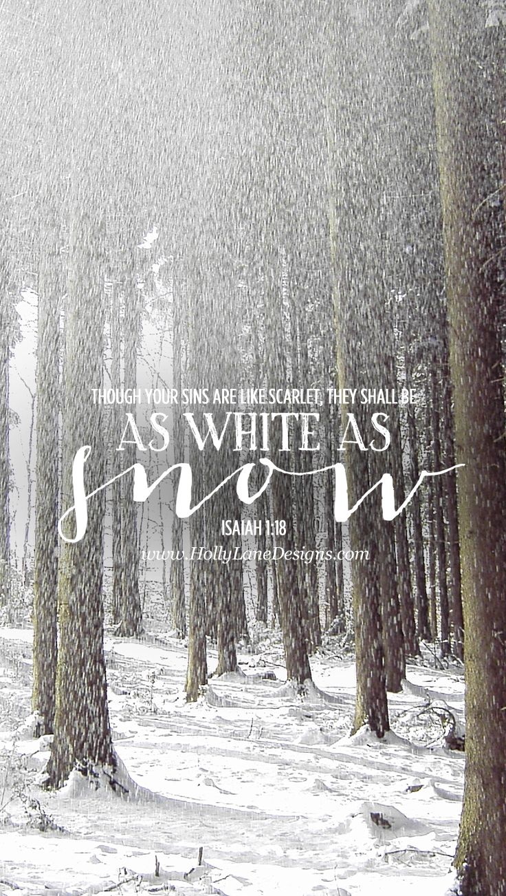iPhone Bible Verse Winter Wallpapers - Wallpaper Cave