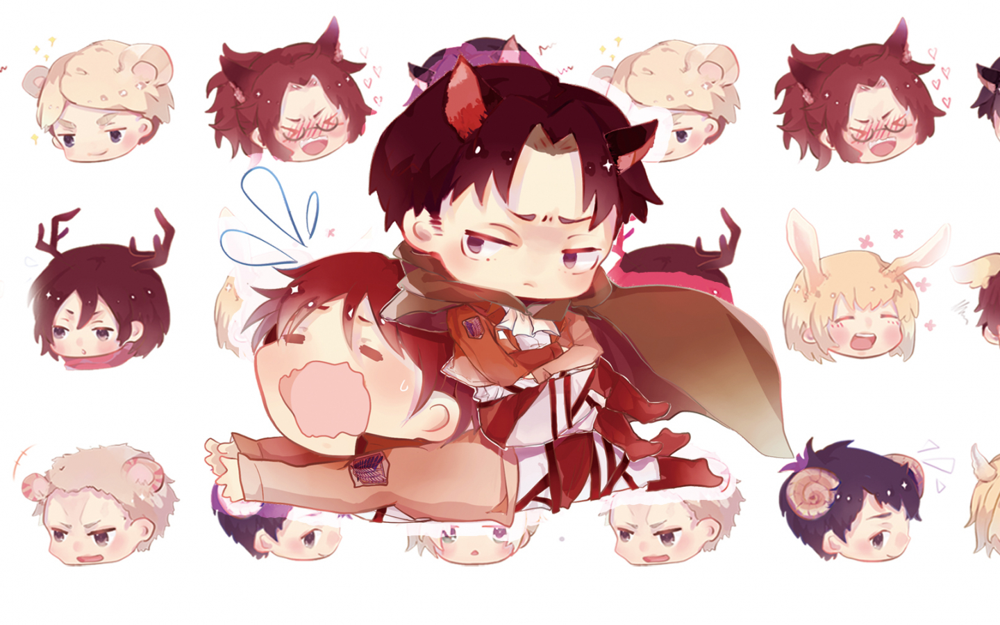 AOT Chibi Wallpapers - Wallpaper Cave