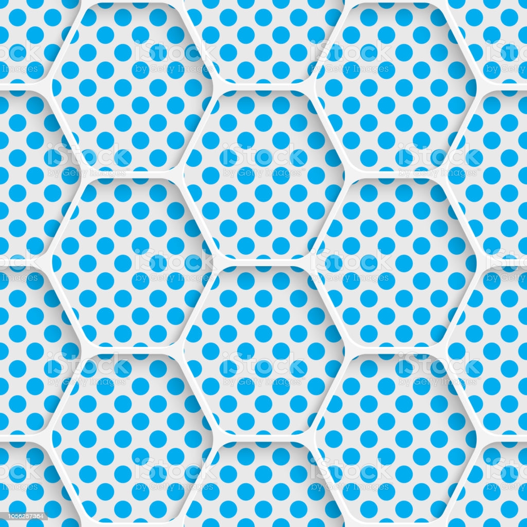 White Blue Hexagon Wallpapers - Wallpaper Cave