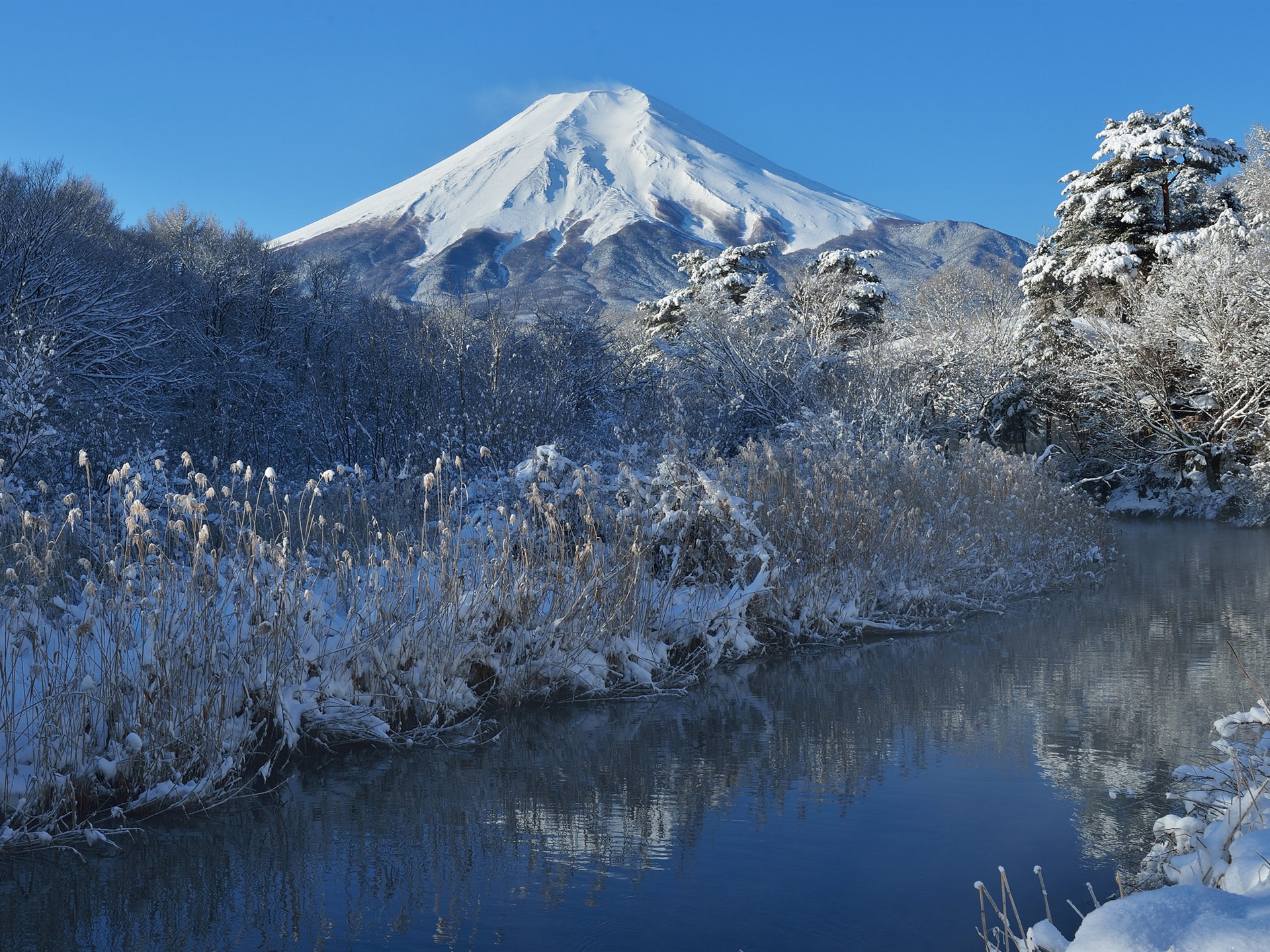 Fuji Winter Wallpapers - Wallpaper Cave