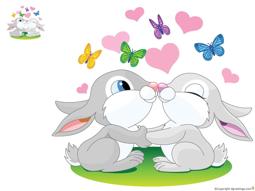 Rabbit Cartoon Wallpapers - Wallpaper Cave