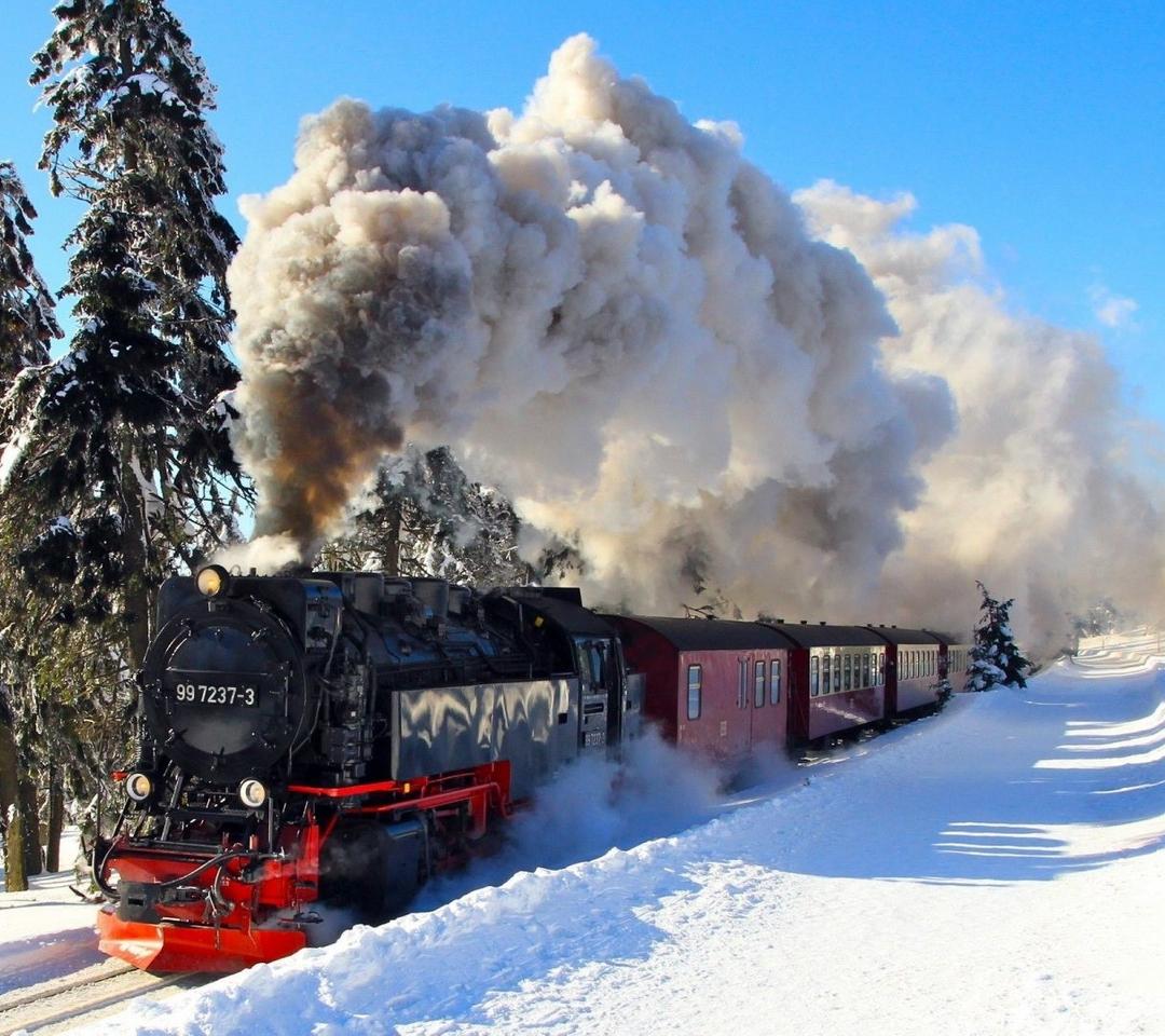 Winter Snow Train Wallpapers - Wallpaper Cave