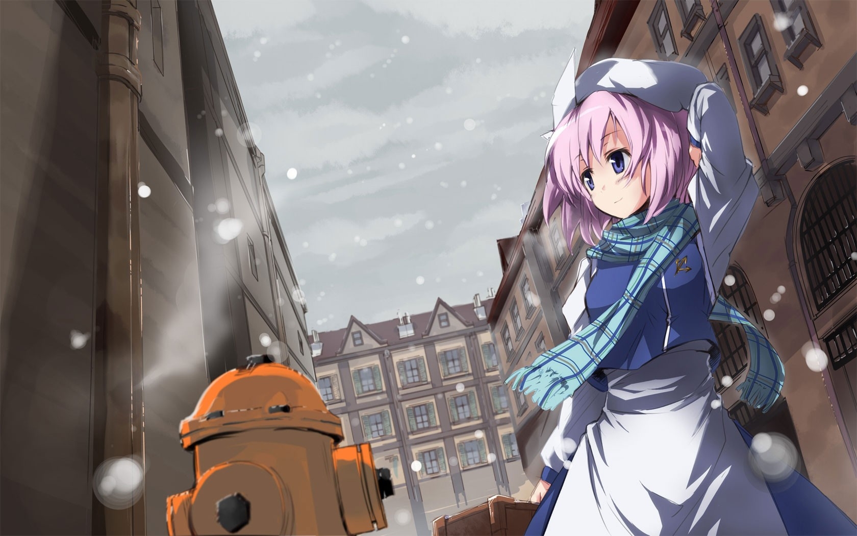 Winter Anime Art Wallpapers - Wallpaper Cave