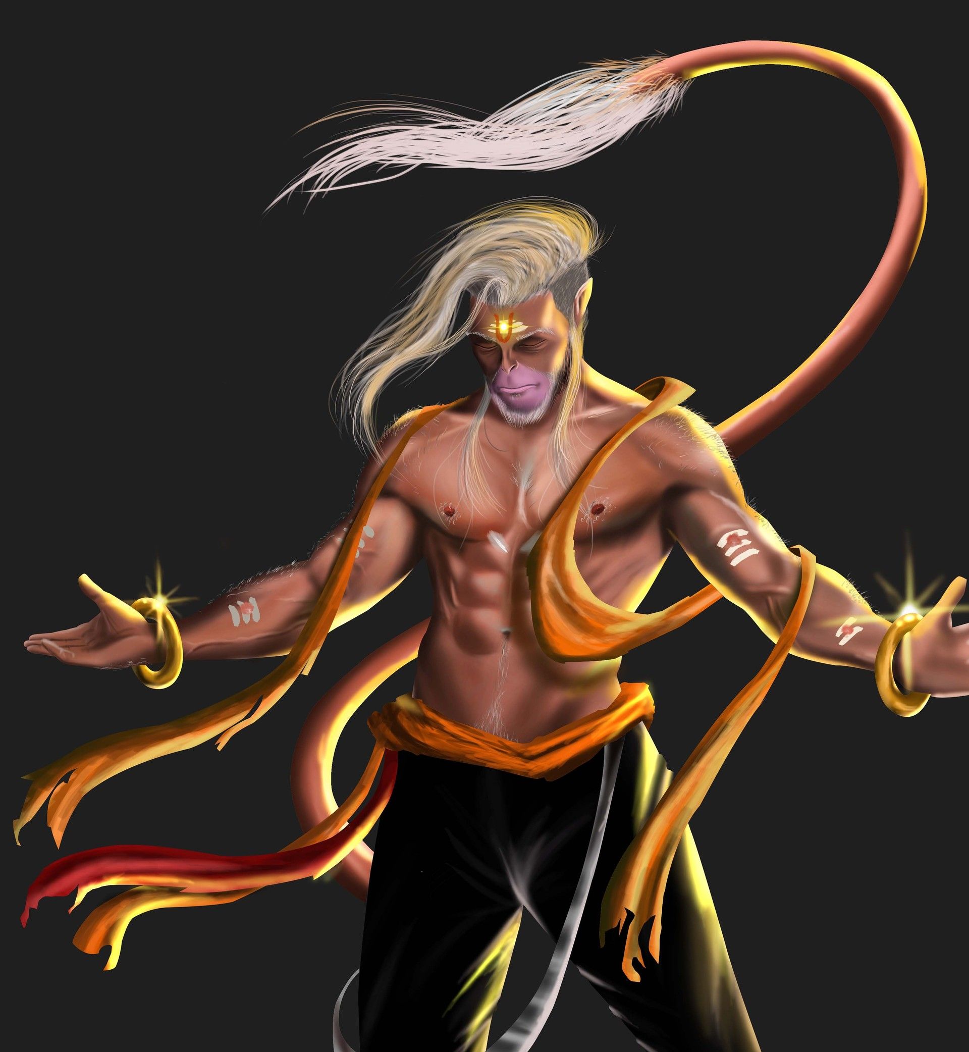 Muscular Hanuman Wallpapers - Wallpaper Cave