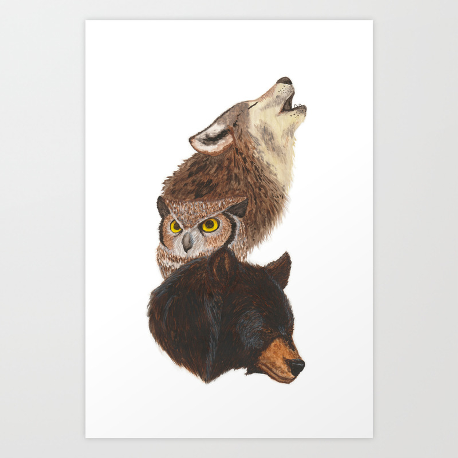 Wolf And Owl Wallpapers - Wallpaper Cave