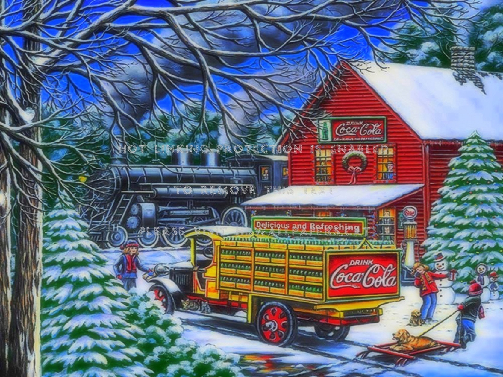 Coca Cola Winter Wallpapers - Wallpaper Cave