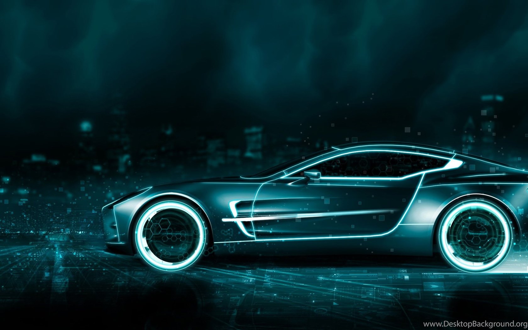 Tron Style Cars