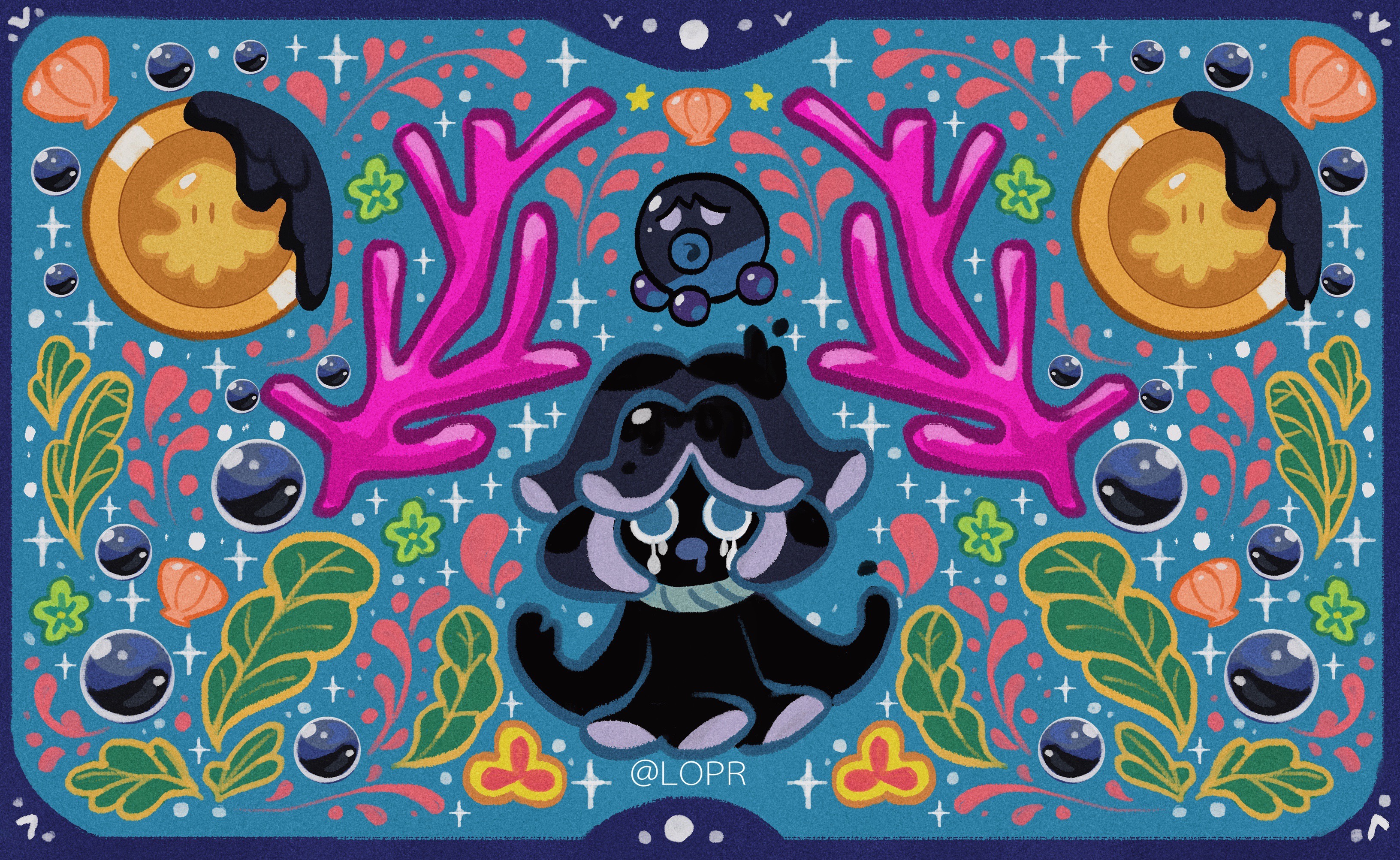 Squid Ink Cookie Wallpapers Wallpaper Cave