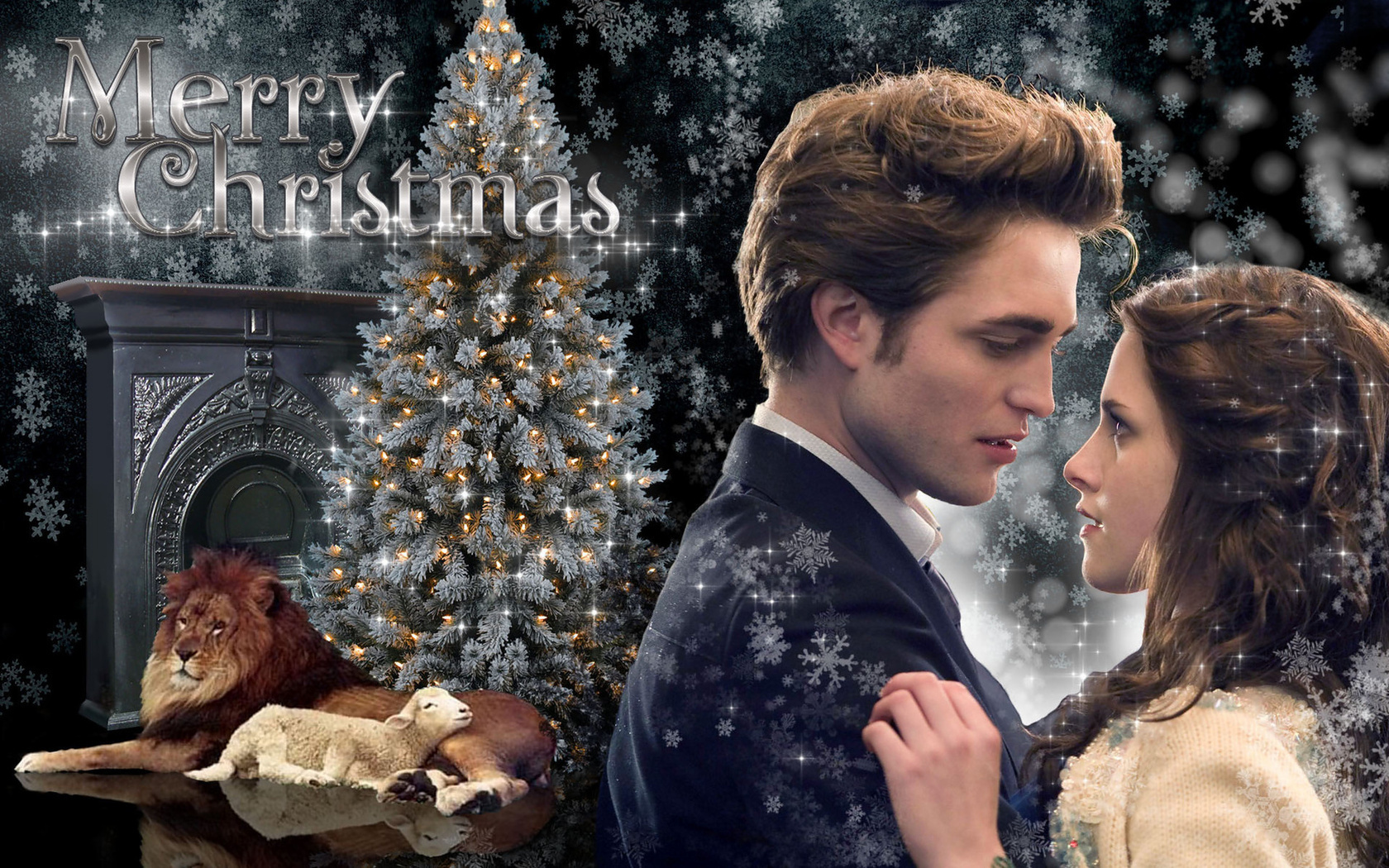 Twilight Christmas Wallpaper