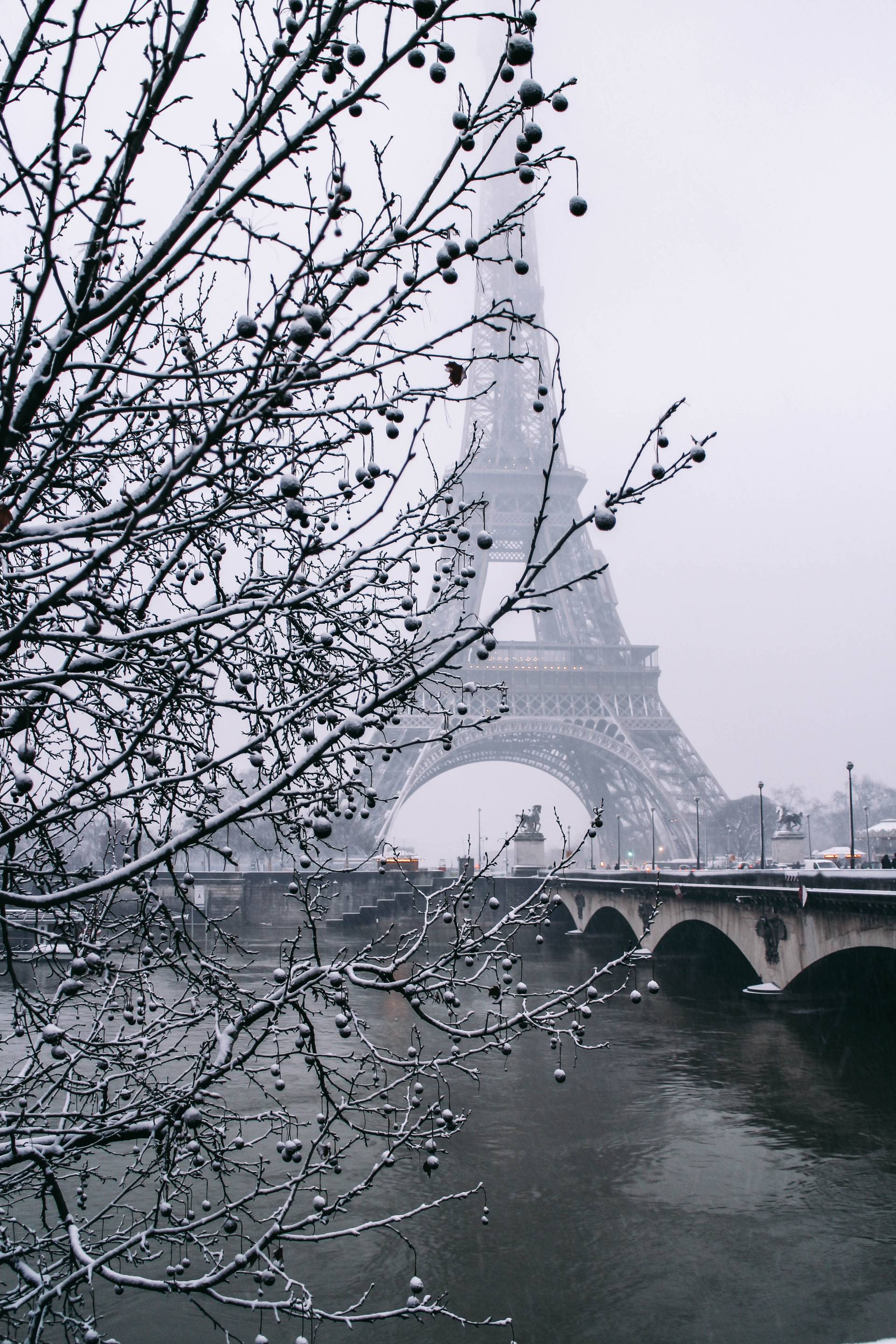 Paris Winter Wallpapers - Wallpaper Cave