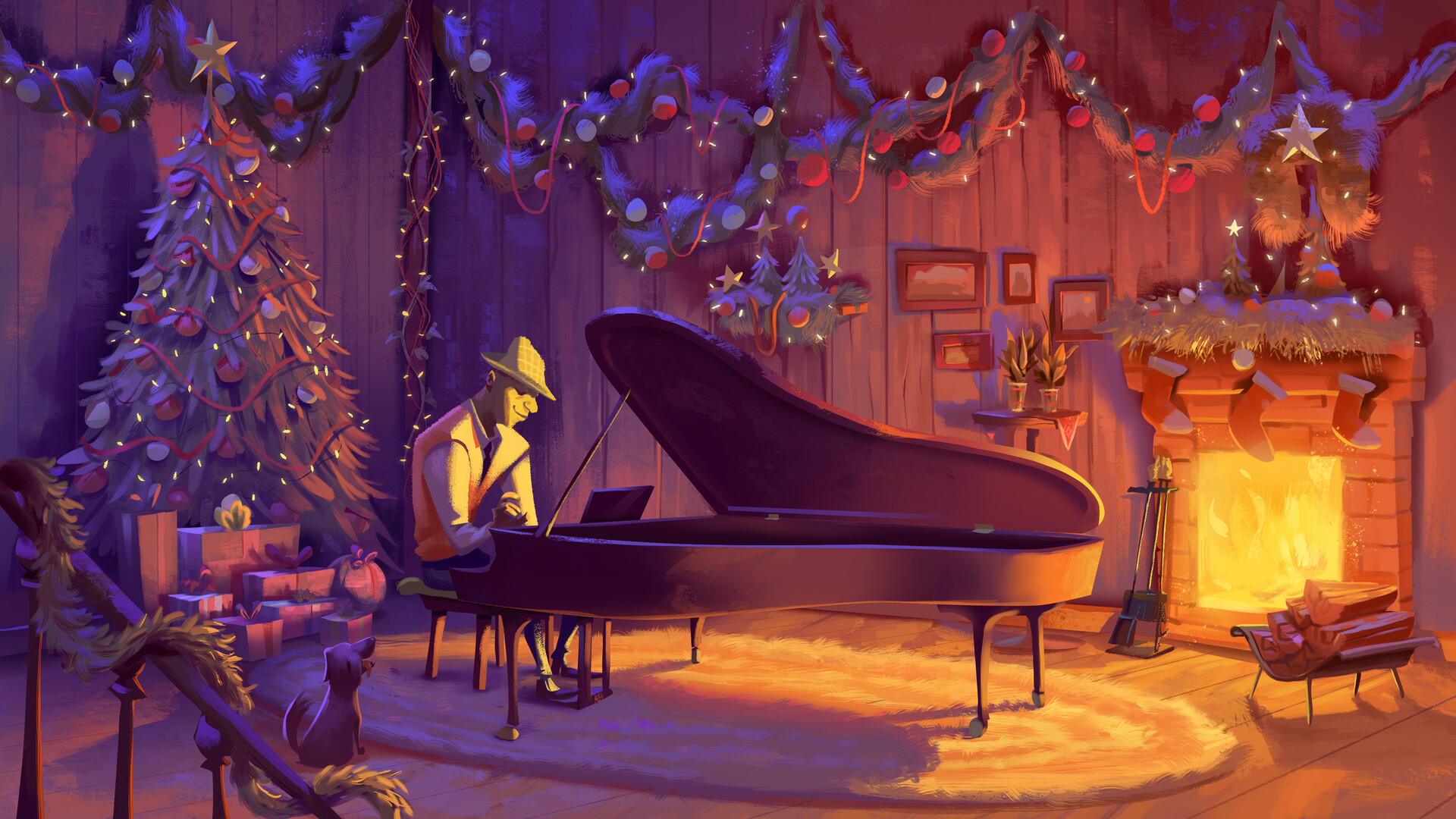 Christmas Concept Art Wallpapers - Wallpaper Cave