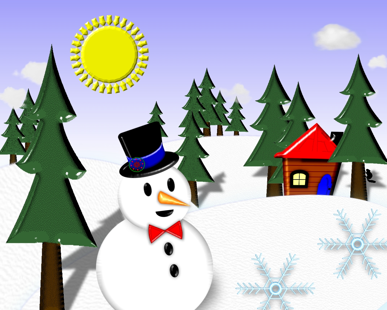 Winter Season Cartoon Wallpapers - Wallpaper Cave