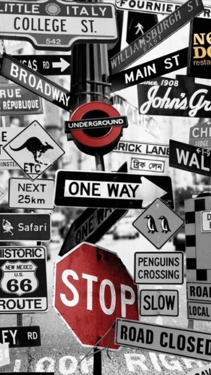 Street Sign Wallpapers - Wallpaper Cave