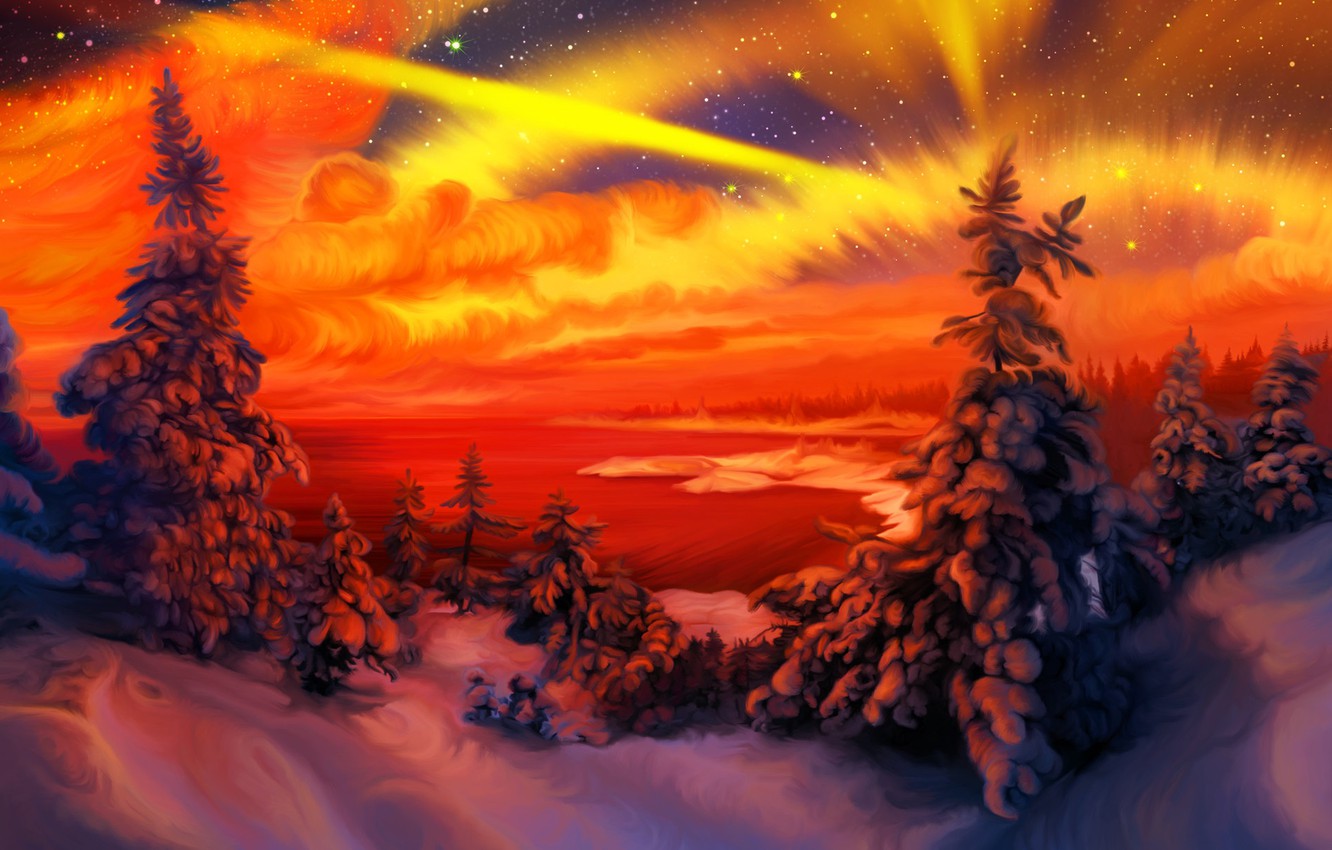 Winter Orange Wallpapers - Wallpaper Cave