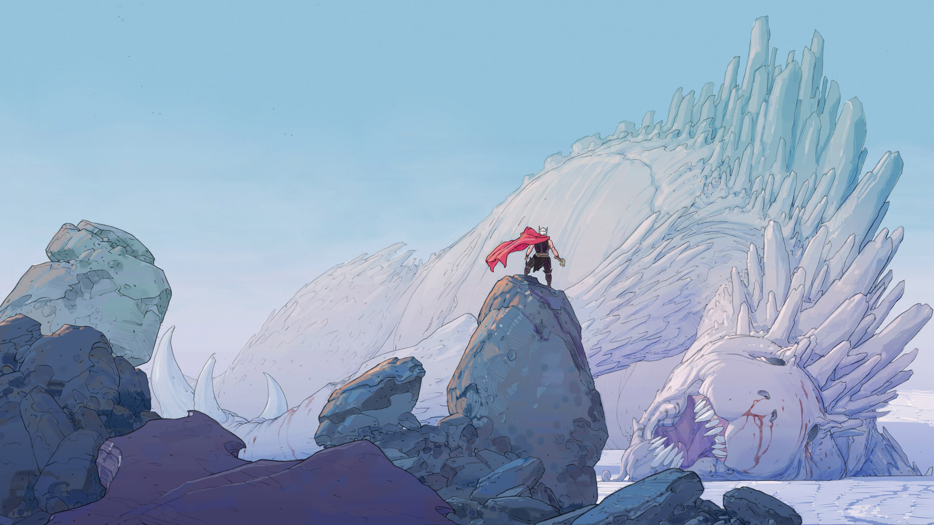 Thor Marvel Comics Desktop Wallpapers - Wallpaper Cave