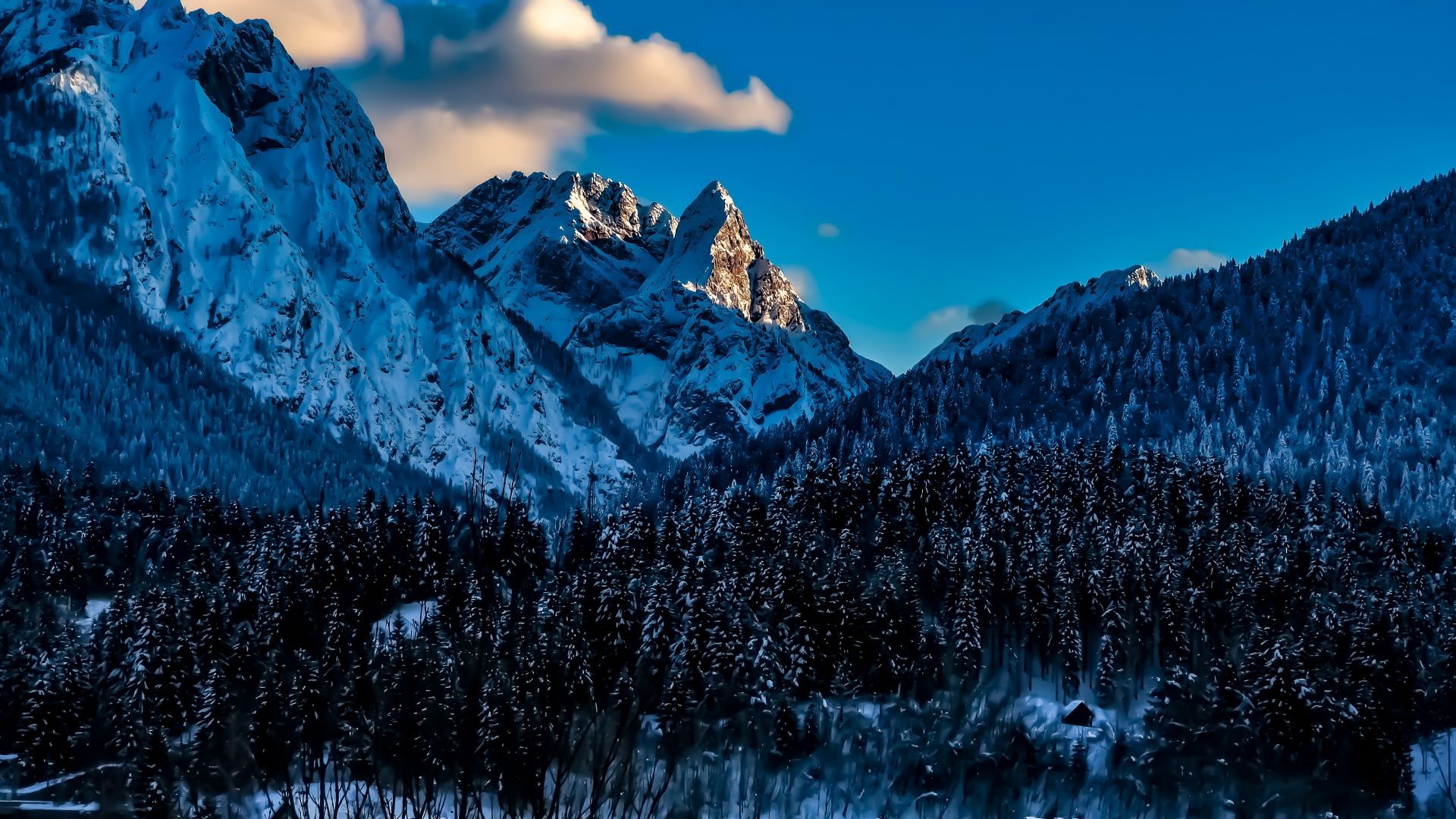 Winter Mountain Snow Wallpapers - Wallpaper Cave