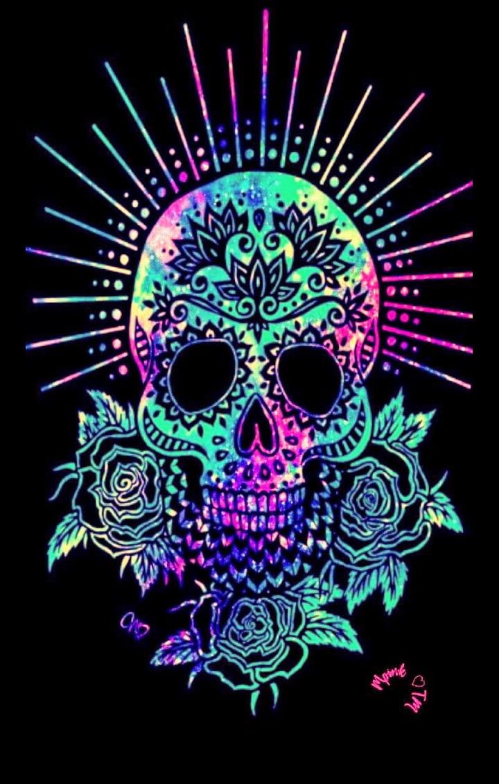 Rainbow Skull Wallpapers - Wallpaper Cave