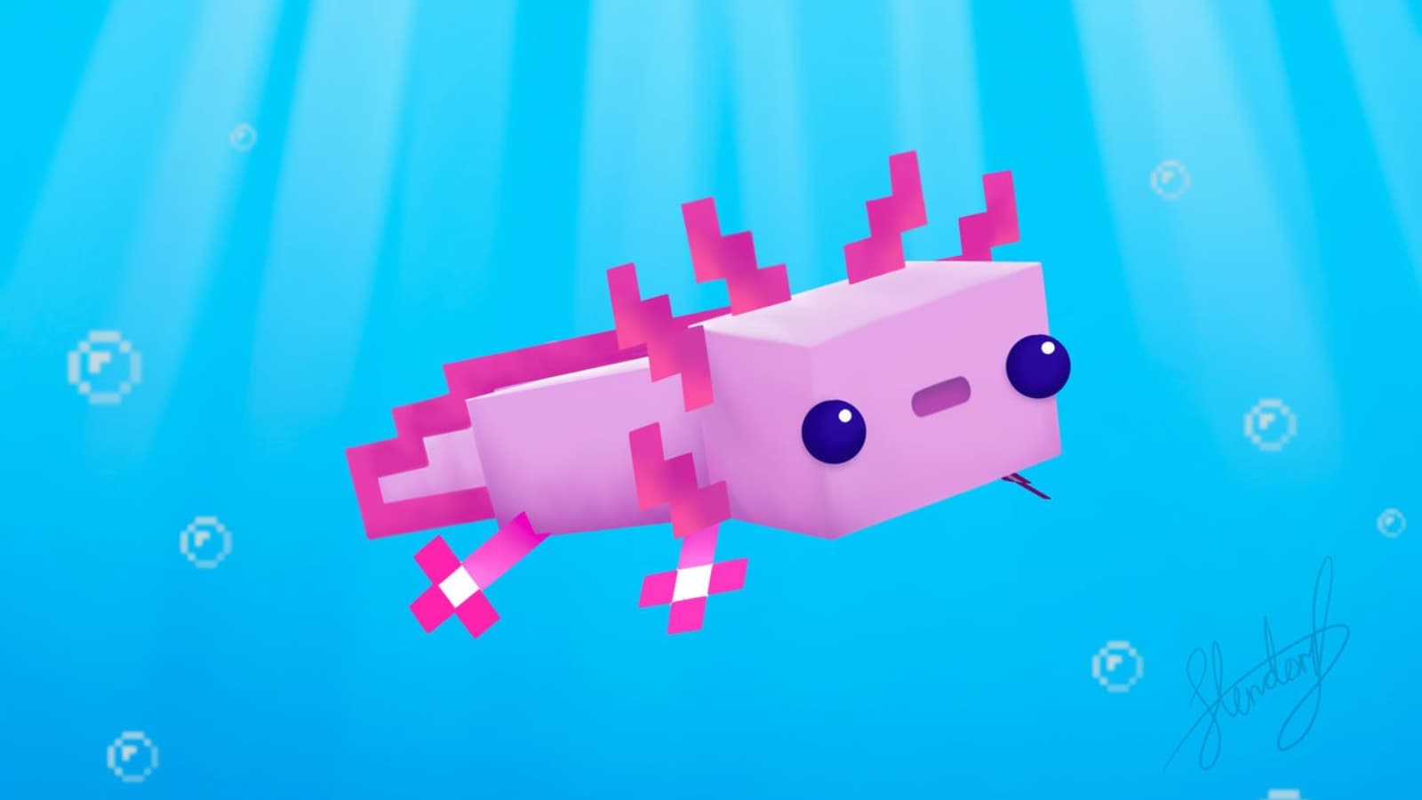 Minecraft Axolotls Wallpapers - Wallpaper Cave