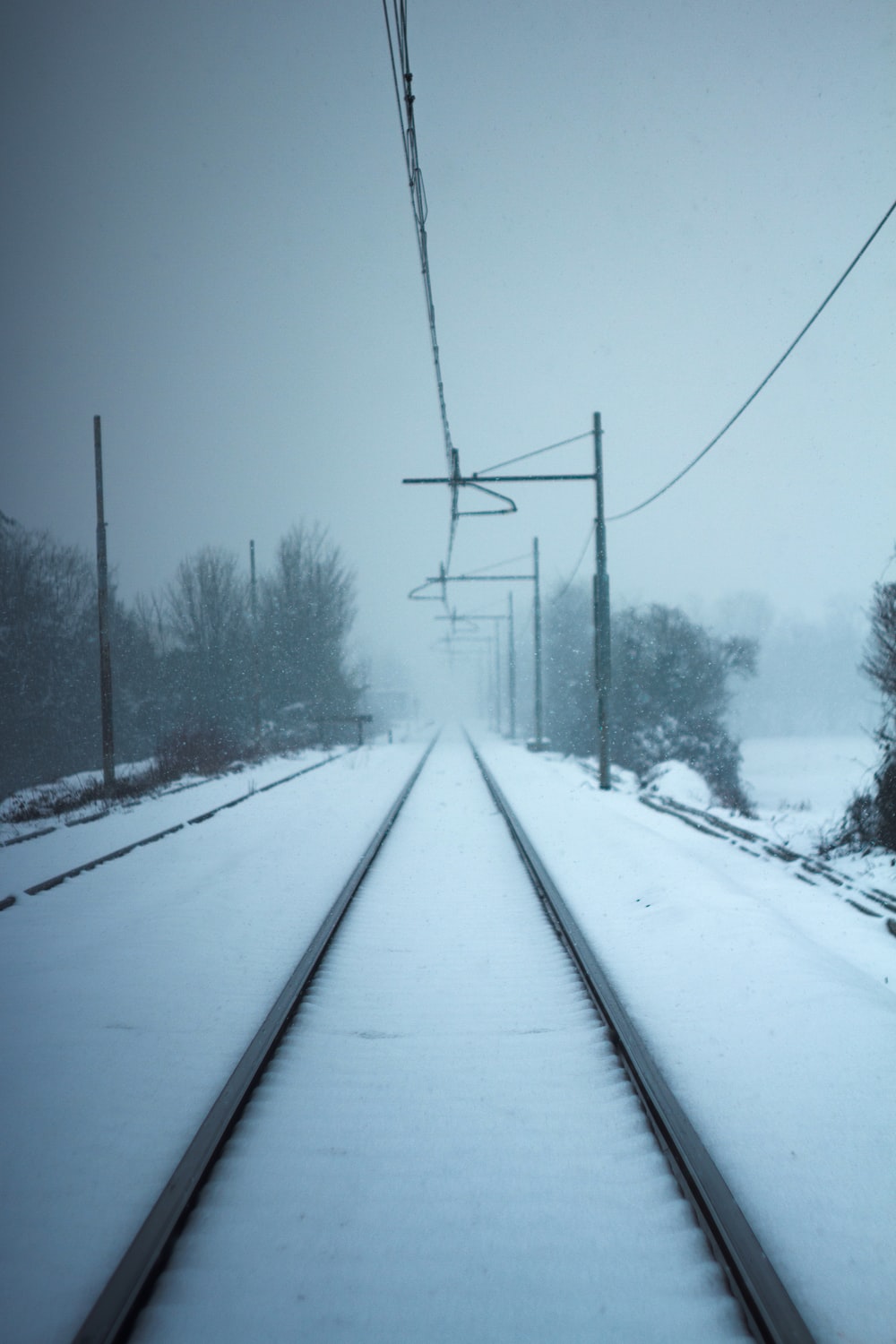 Train Tracks Winter Wallpapers - Wallpaper Cave