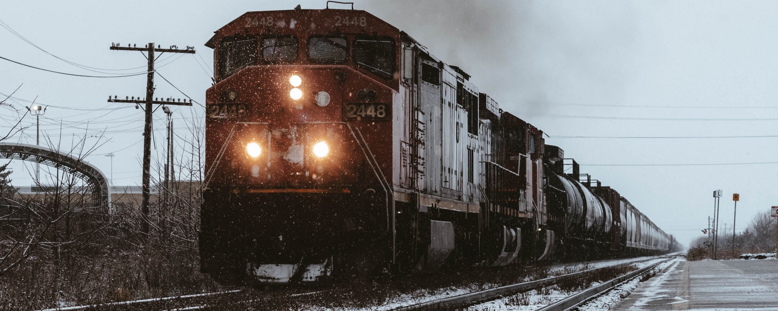 Train Tracks Winter Wallpapers - Wallpaper Cave