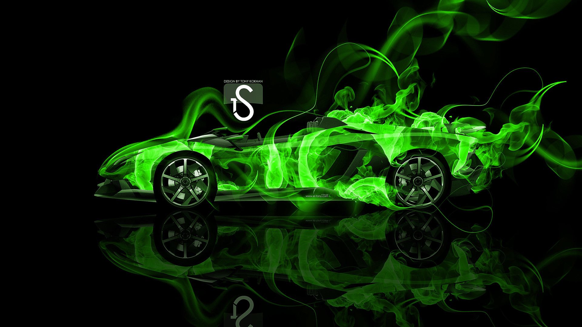 Cars Green Fire Wallpapers - Wallpaper Cave