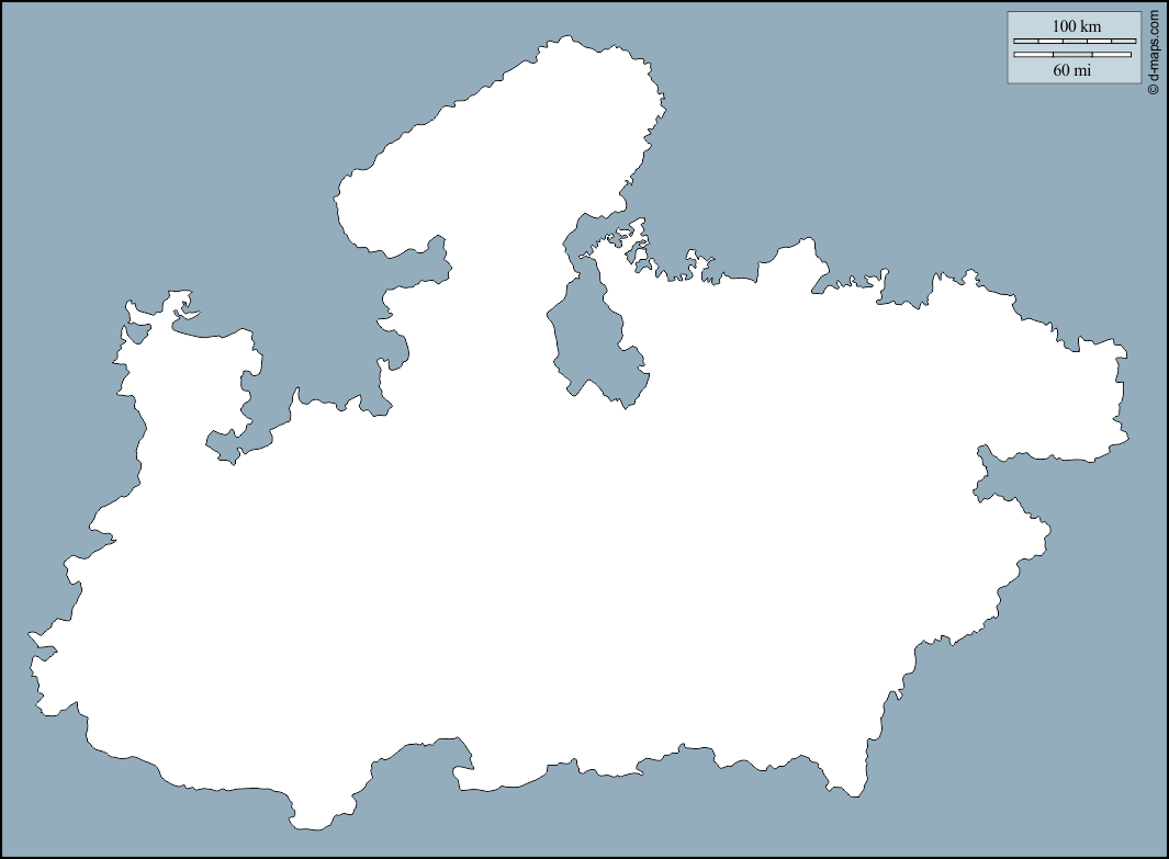 Madhya Pradesh Map Wallpapers - Wallpaper Cave