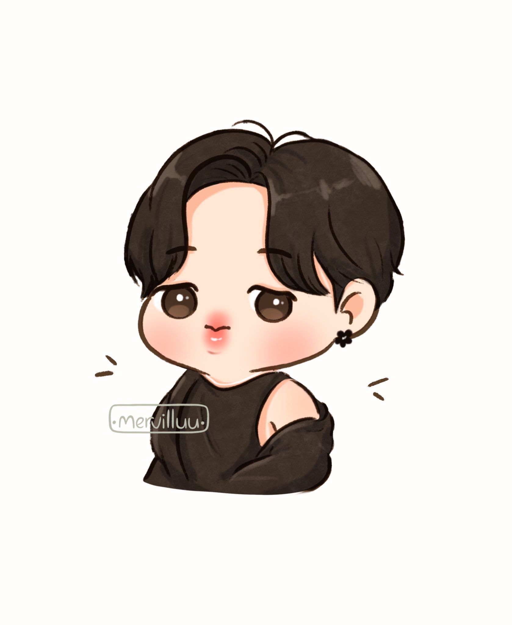 Jimin Cartoon Wallpapers - Wallpaper Cave