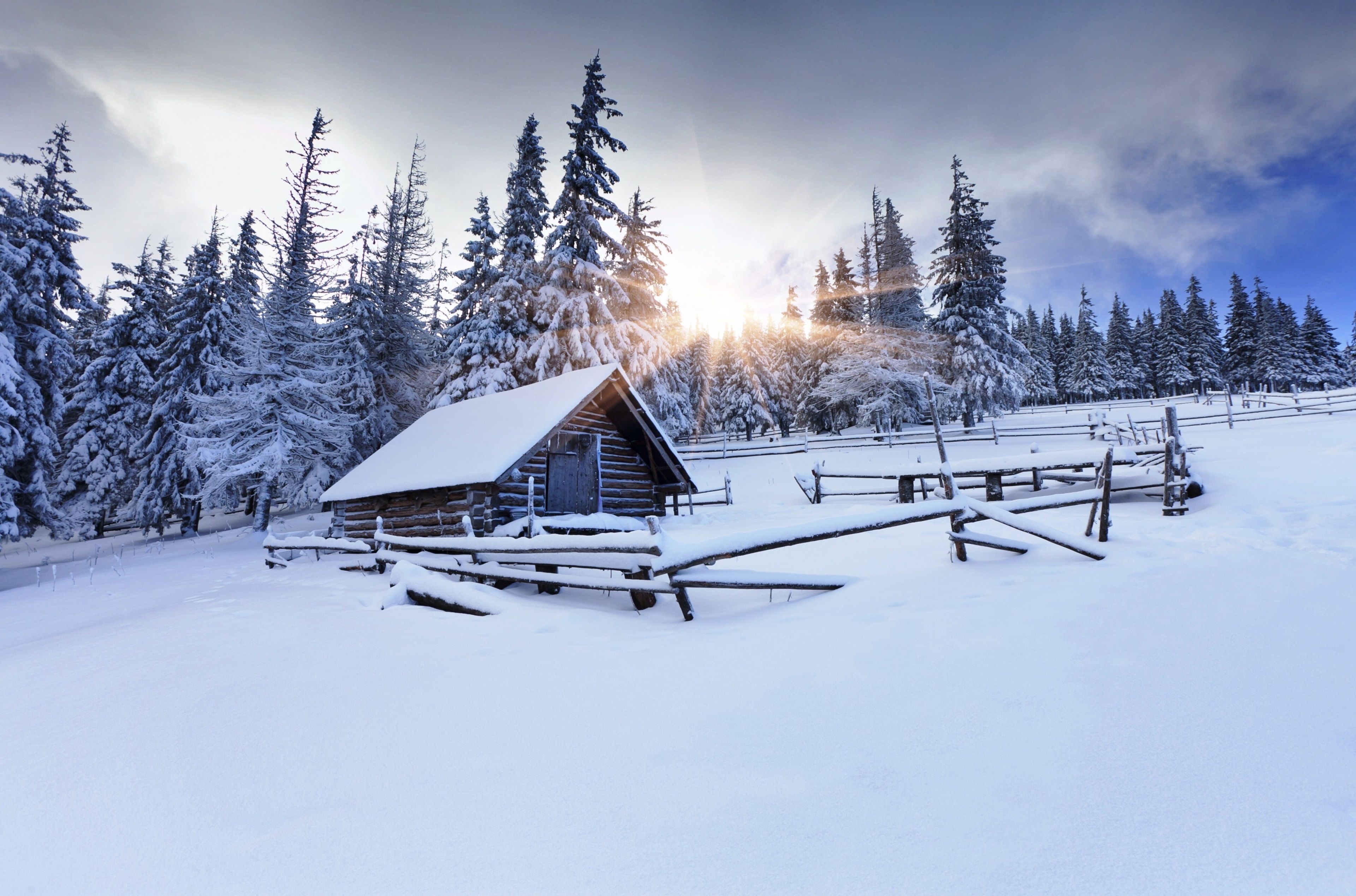 Winter Landscapes 4k Wallpapers - Wallpaper Cave