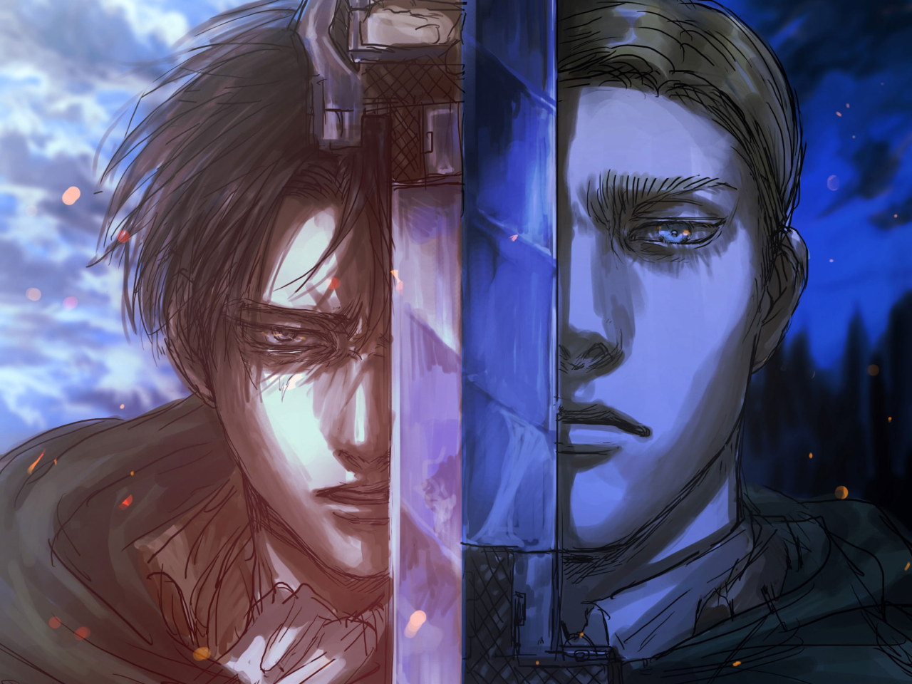 Levi And Erwin Wallpapers - Wallpaper Cave