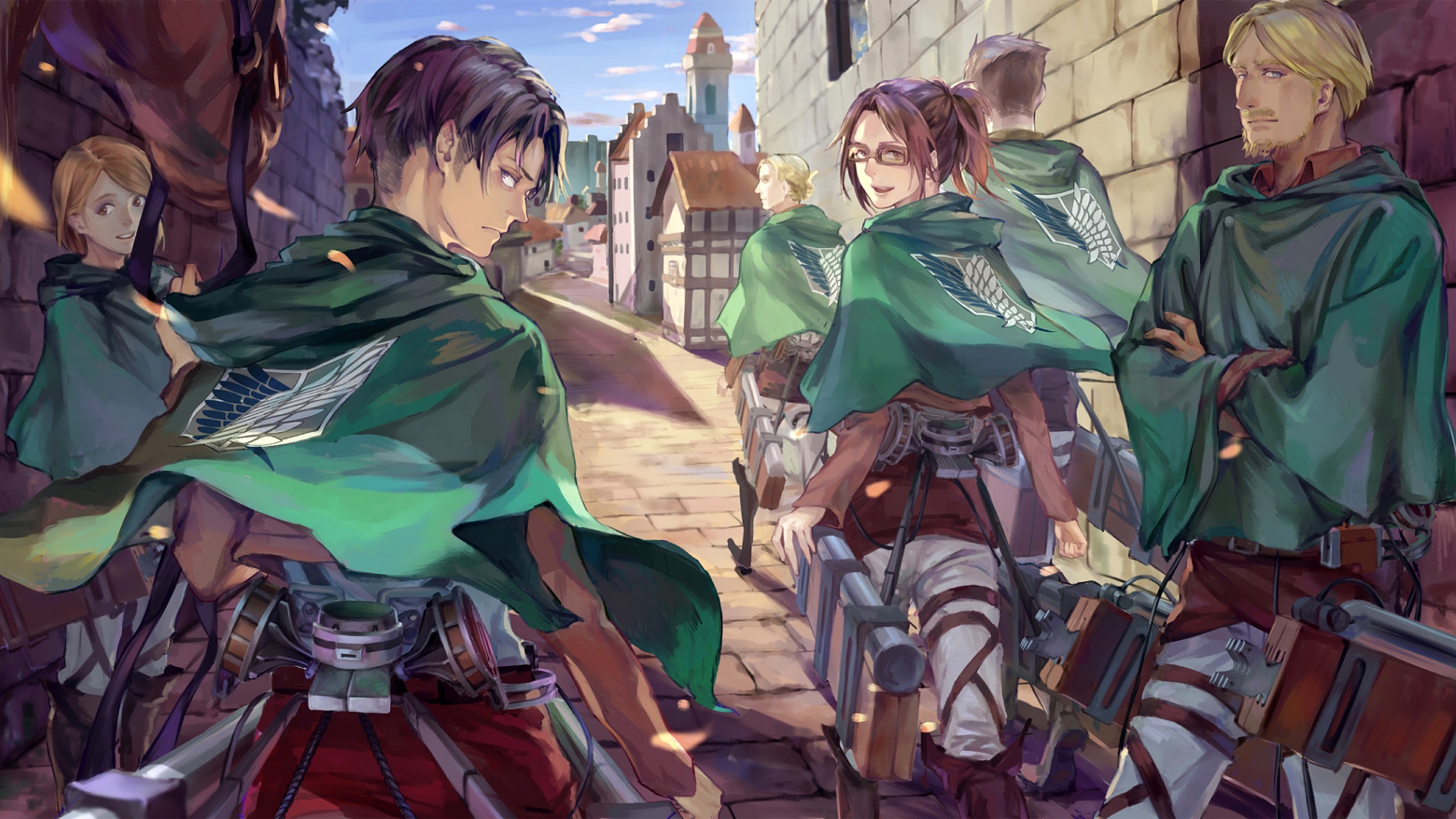 Levi And Hange Wallpapers - Wallpaper Cave