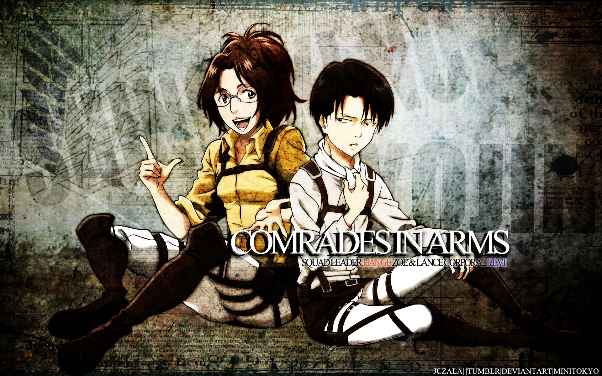 Levi And Hange Wallpapers - Wallpaper Cave
