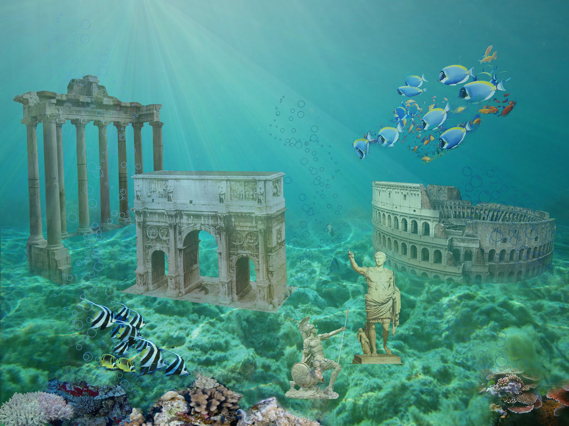 Underwater Scene Wallpapers - Wallpaper Cave