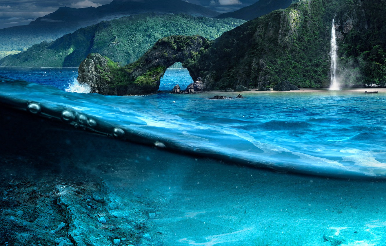 Underwater Scene Wallpapers - Wallpaper Cave