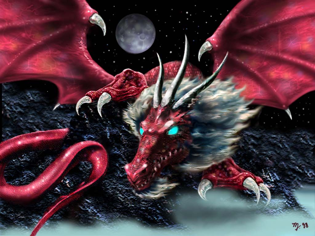 Red Mythical Creatures Wallpapers - Wallpaper Cave